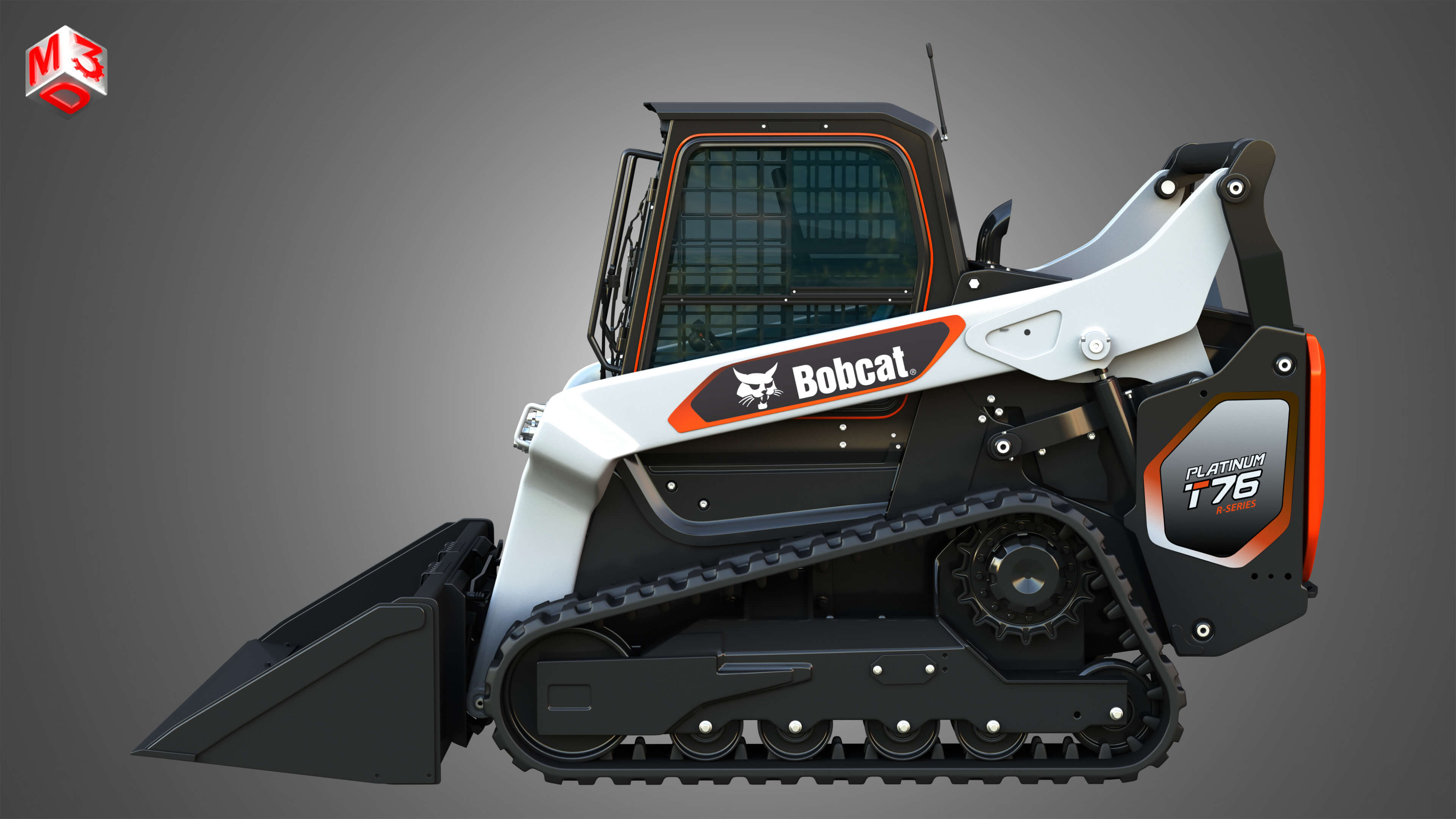 Bobcat T76 Platinum Compact Track Loader - 3D Model by Markos3d