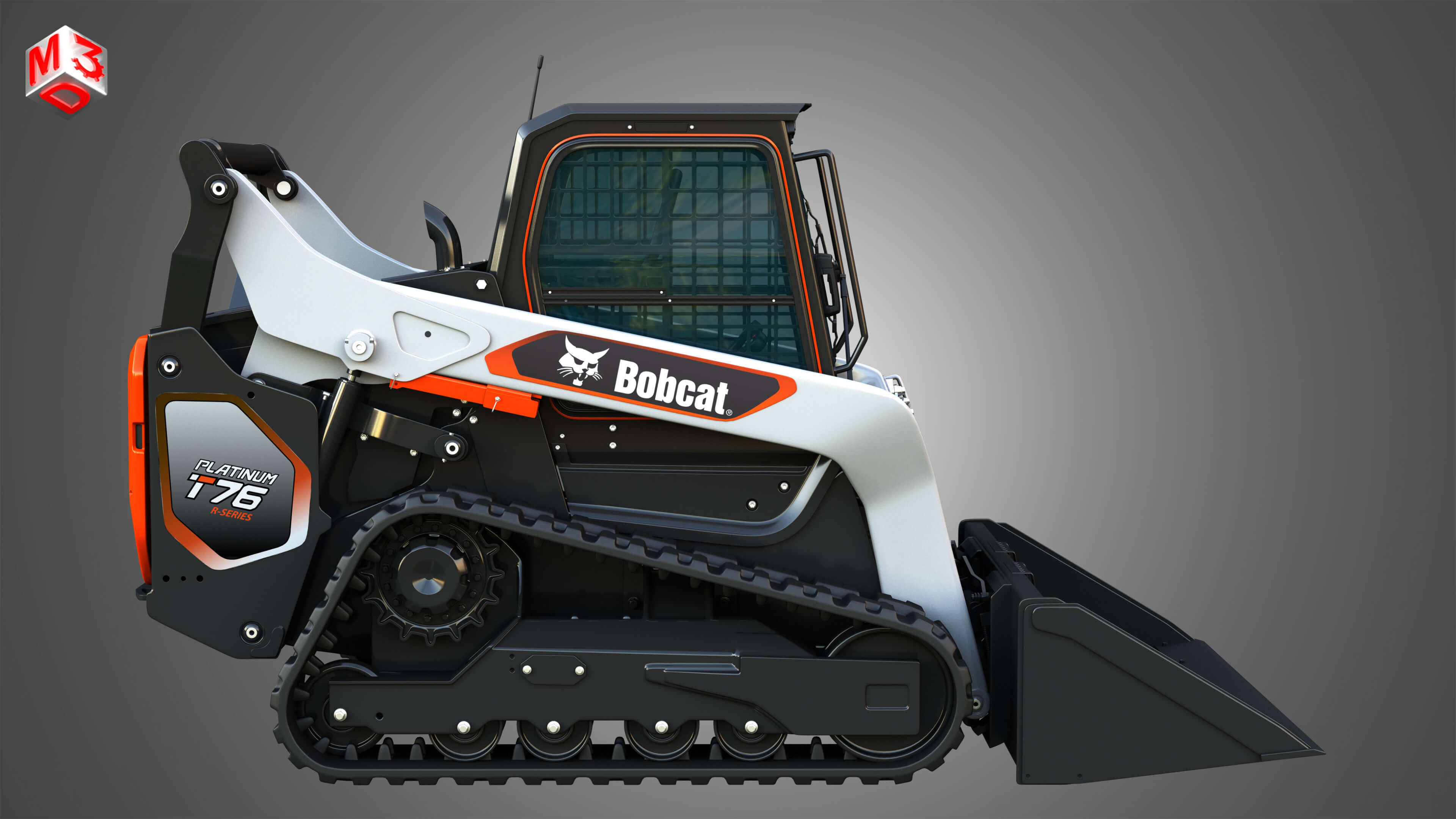 Bobcat T76 Platinum Compact Track Loader - 3D Model by Markos3d
