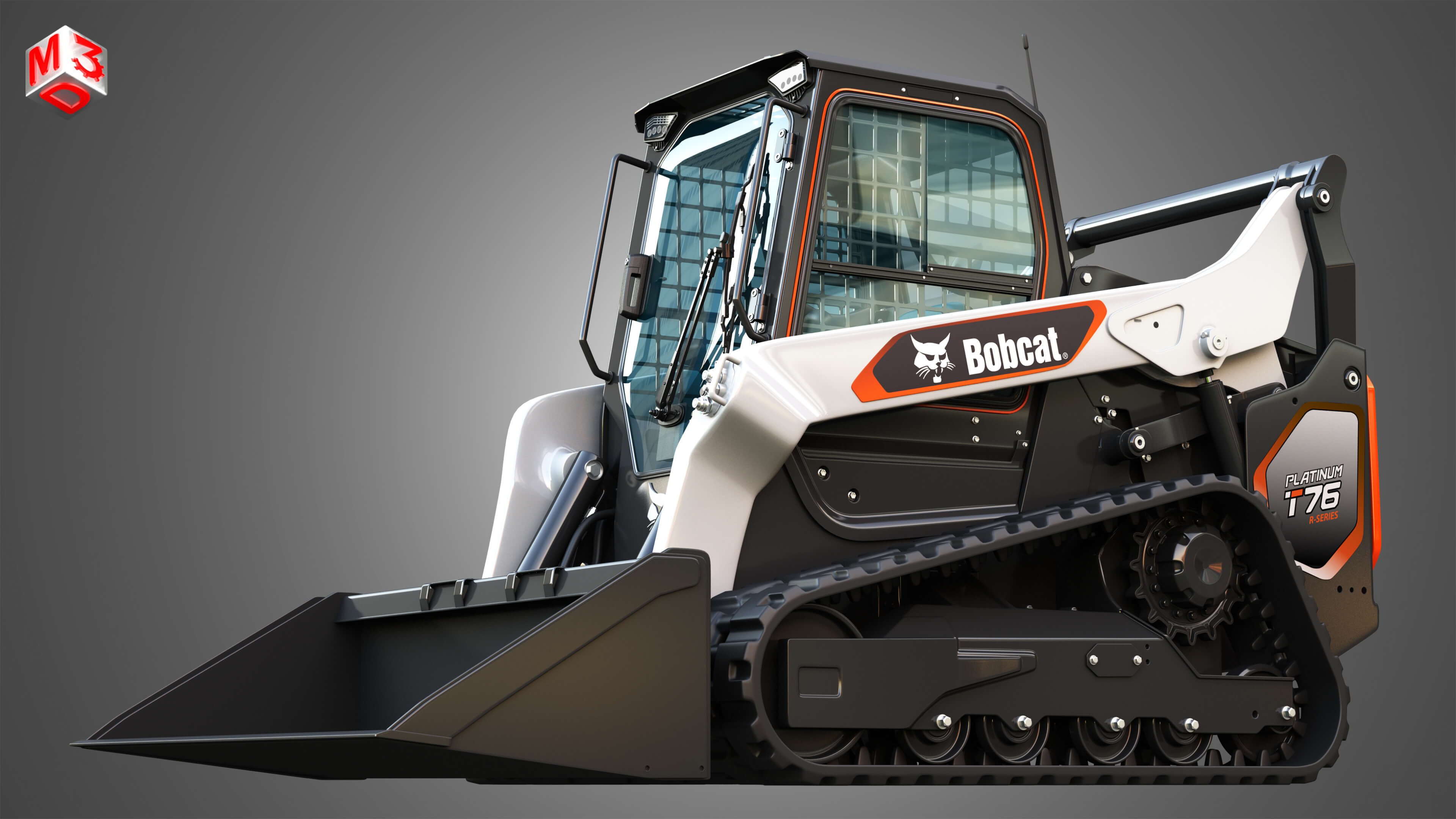 Bobcat T76 Platinum Compact Track Loader - 3D Model by Markos3d