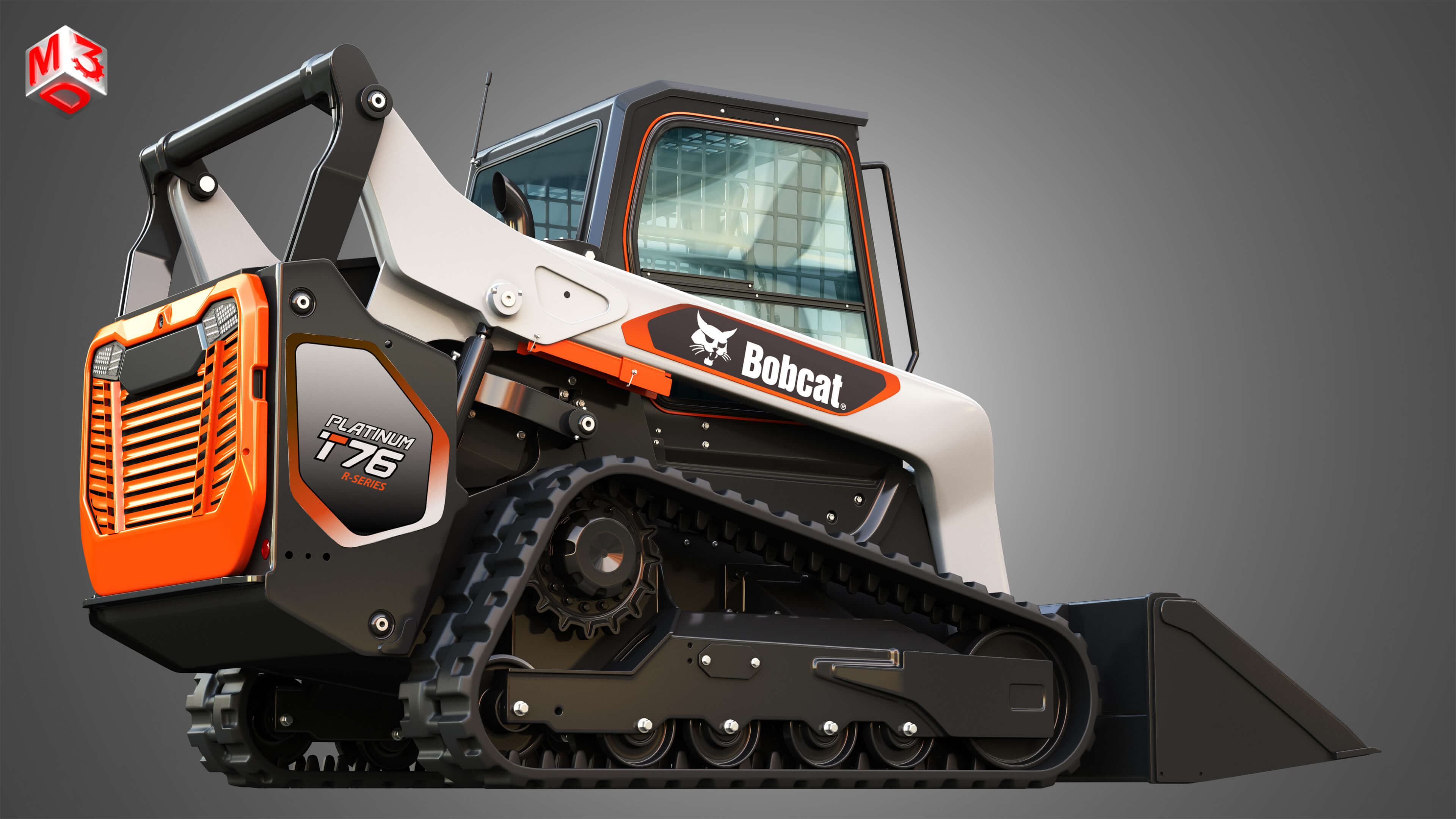 Bobcat T76 Platinum Compact Track Loader - 3D Model by Markos3d