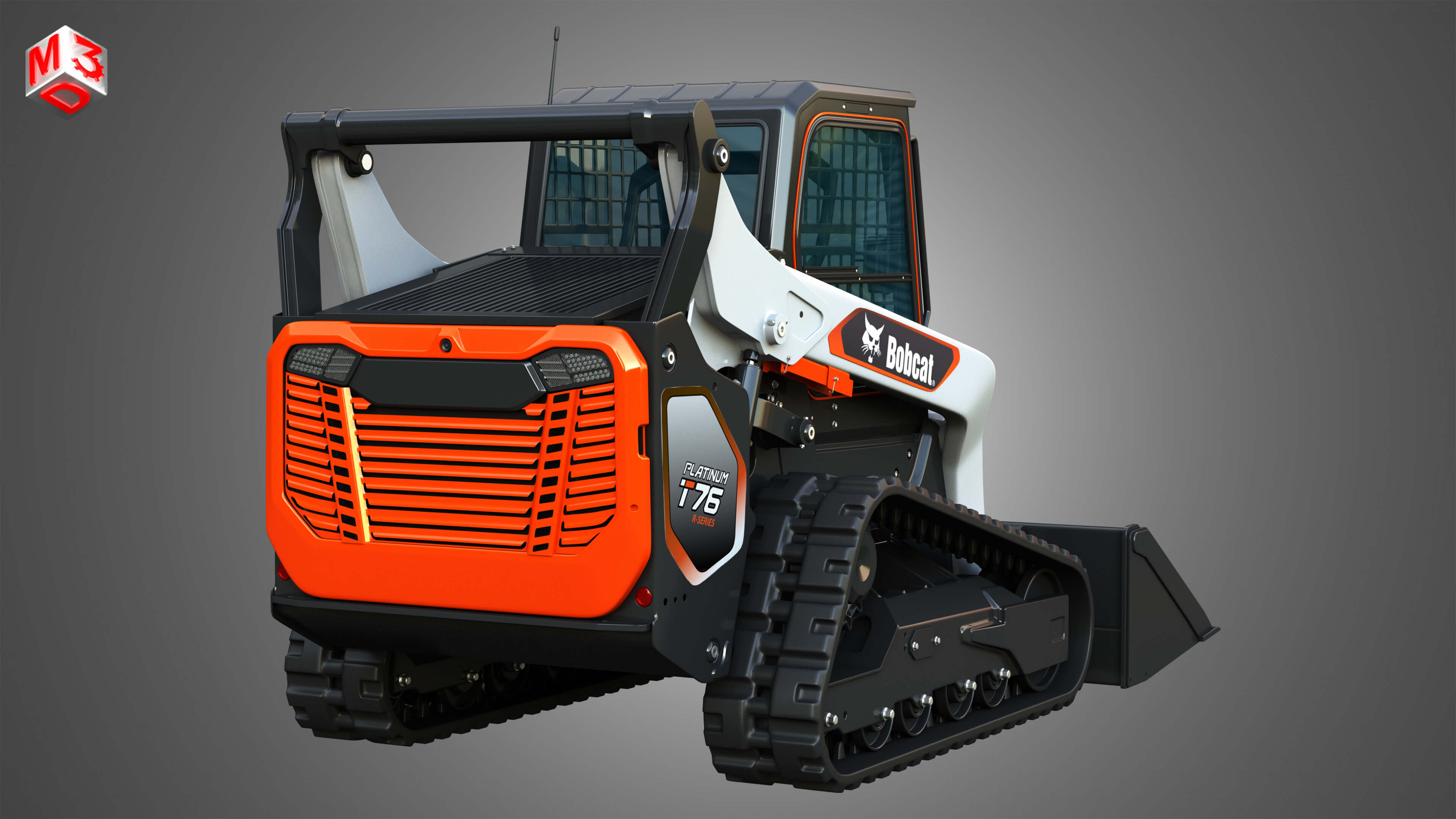 Bobcat T76 Platinum Compact Track Loader - 3D Model by Markos3d