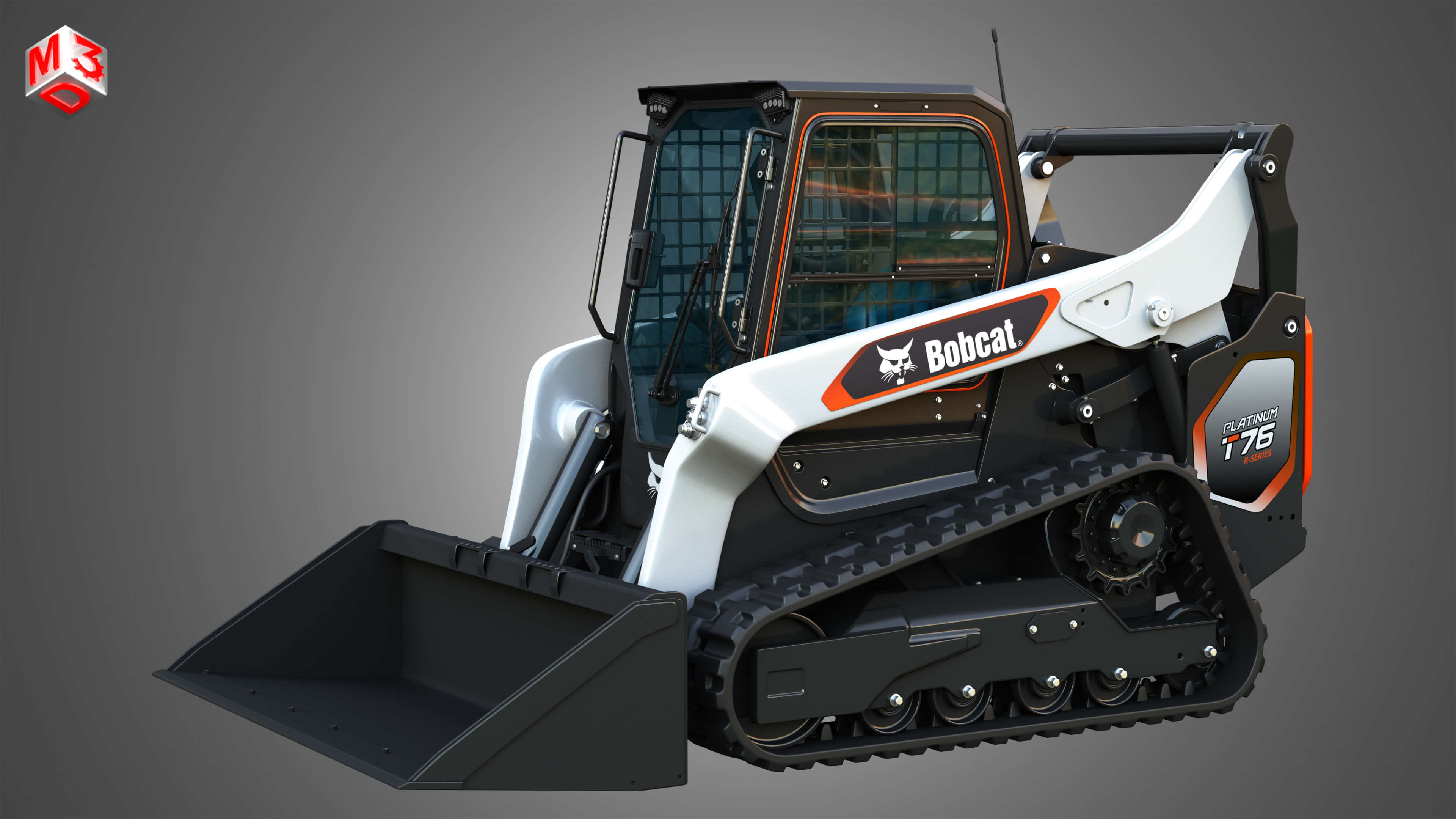 Bobcat T76 Platinum Compact Track Loader - 3D Model by Markos3d