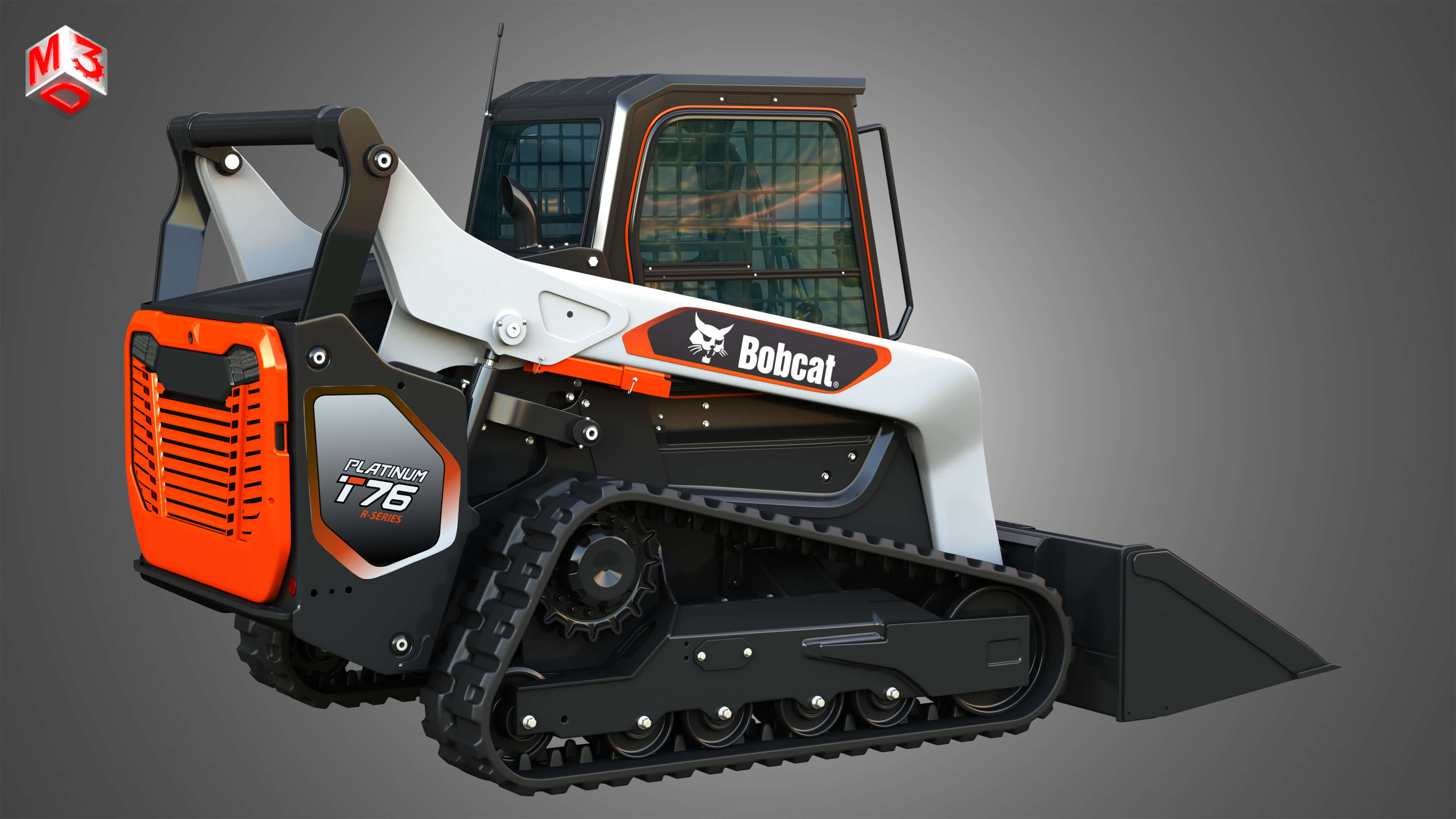 Bobcat T76 Platinum Compact Track Loader - 3D Model by Markos3d