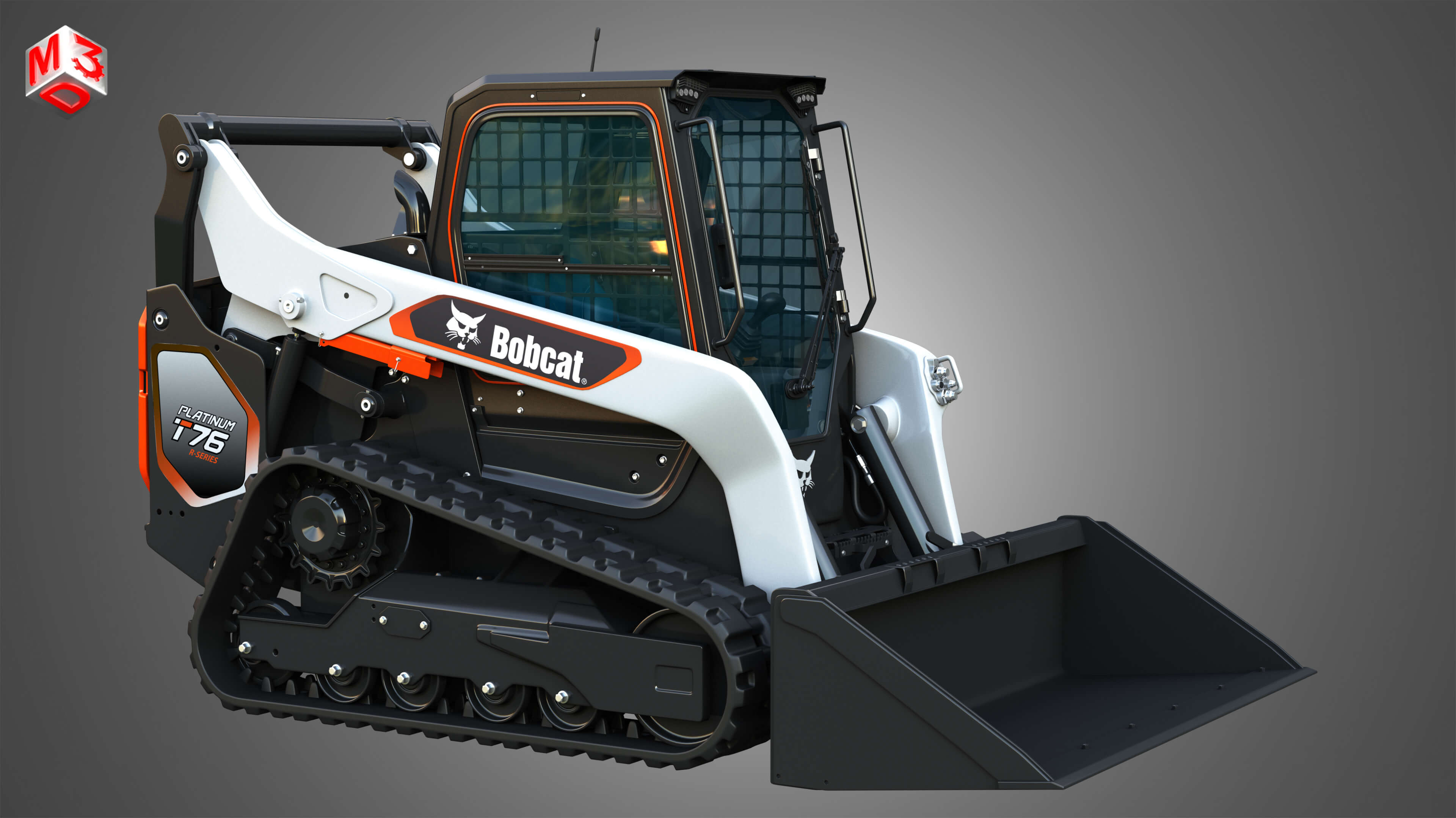 Bobcat T76 Platinum Compact Track Loader - 3D Model by Markos3d