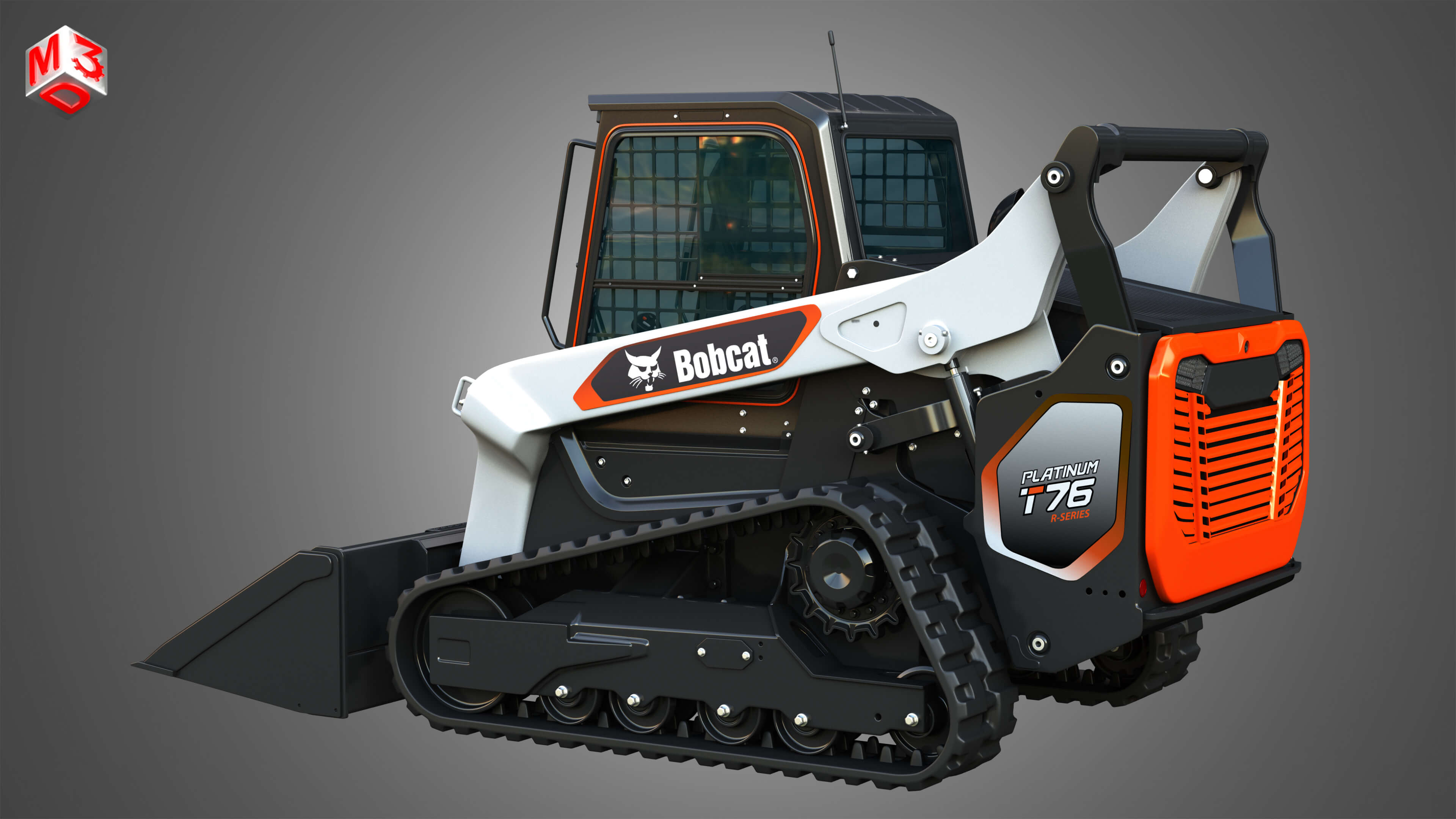 Bobcat T76 Platinum Compact Track Loader - 3D Model by Markos3d
