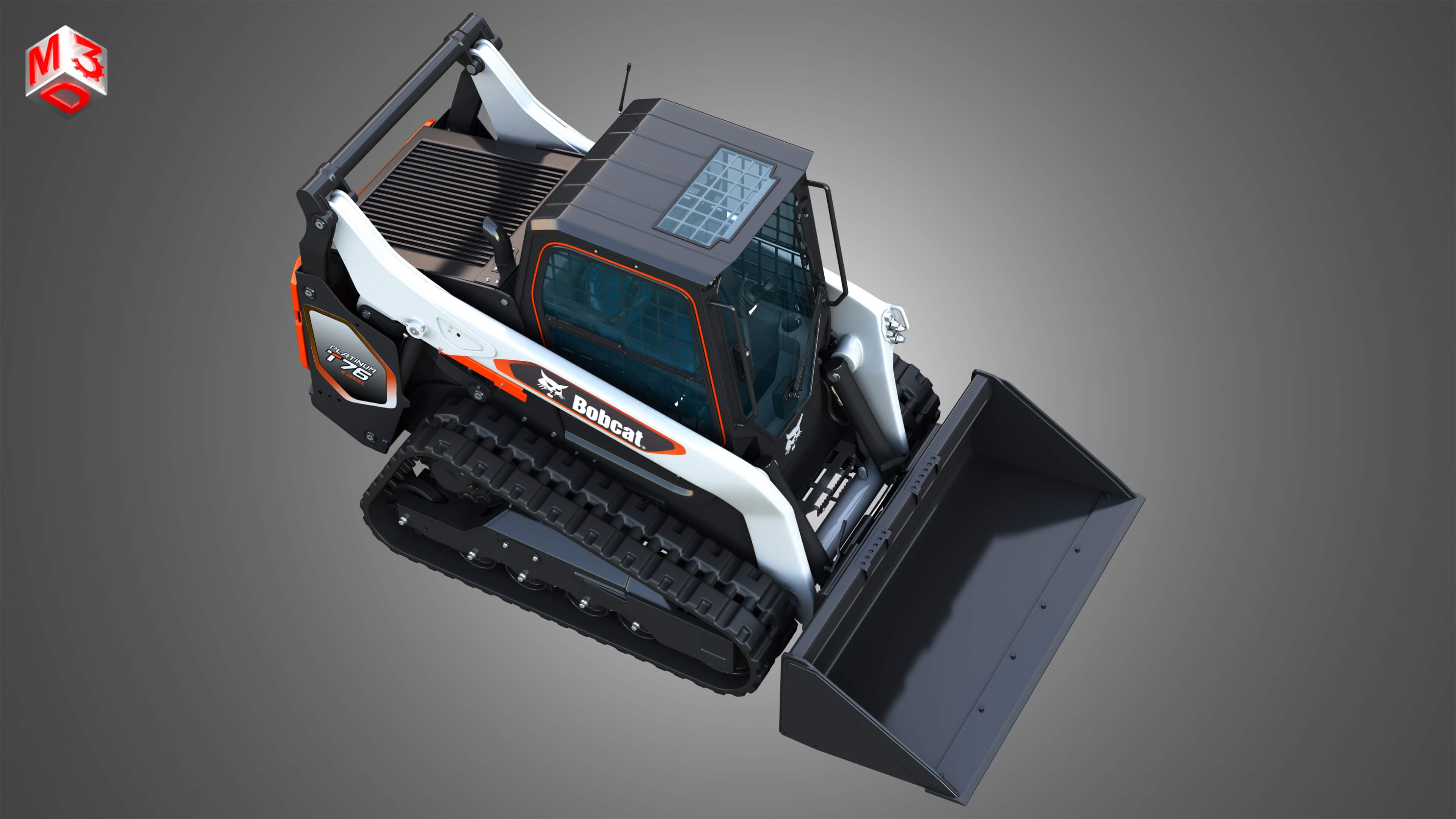 Bobcat T76 Platinum Compact Track Loader - 3D Model by Markos3d