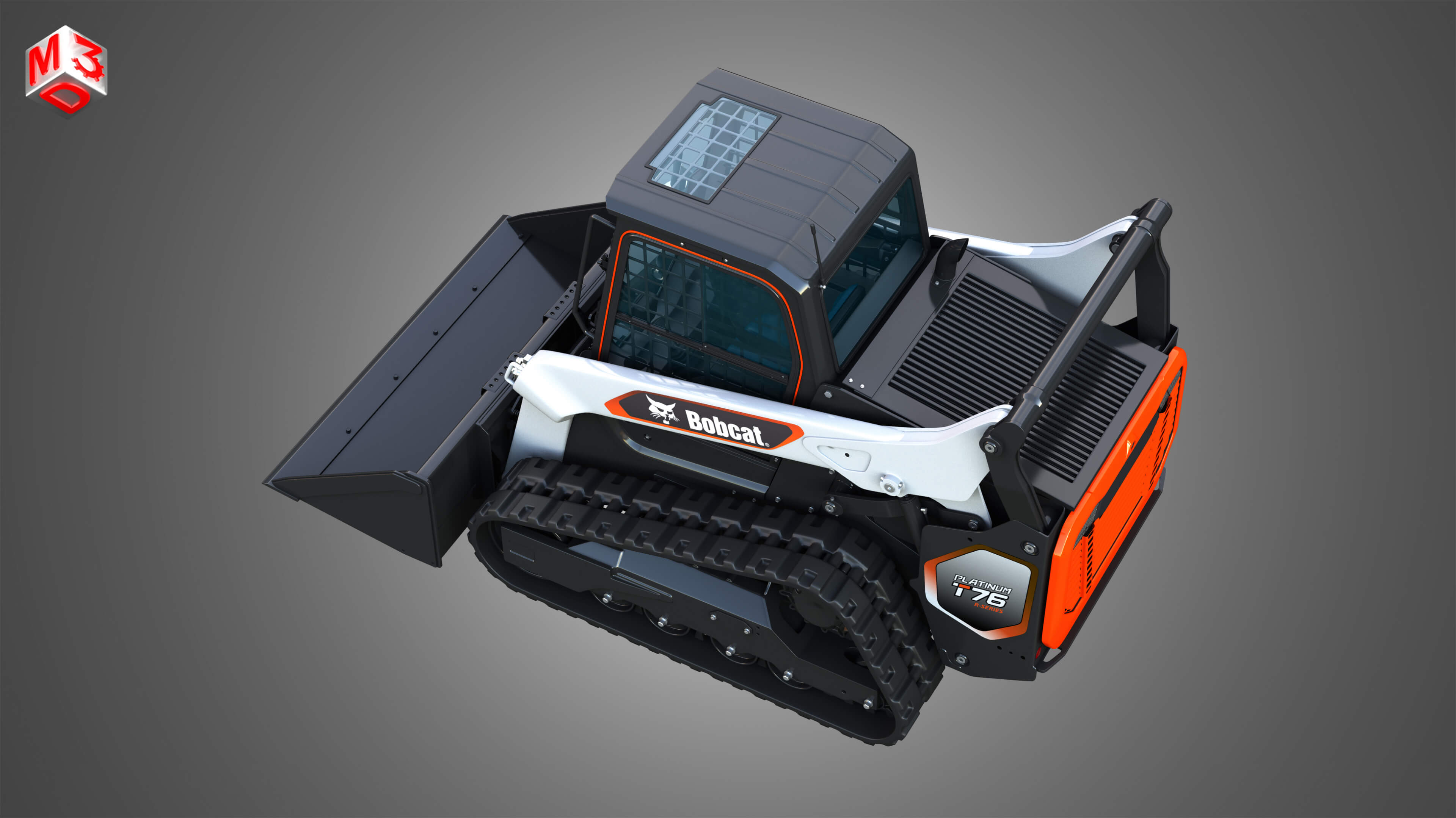 Bobcat T76 Platinum Compact Track Loader - 3D Model by Markos3d