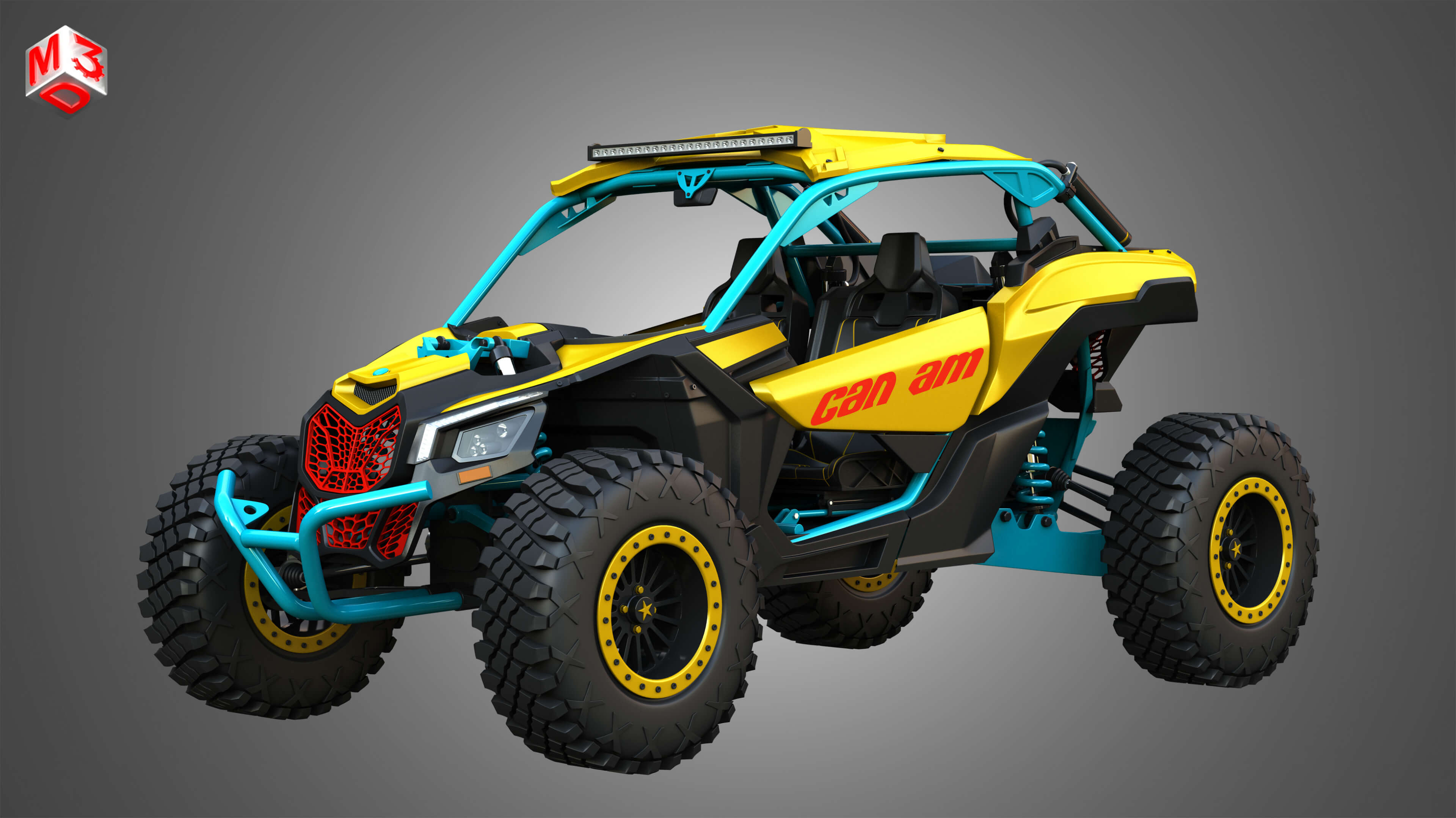 Can-Am Maverick X3 - 2 Doors 3D Model by Markos3d
