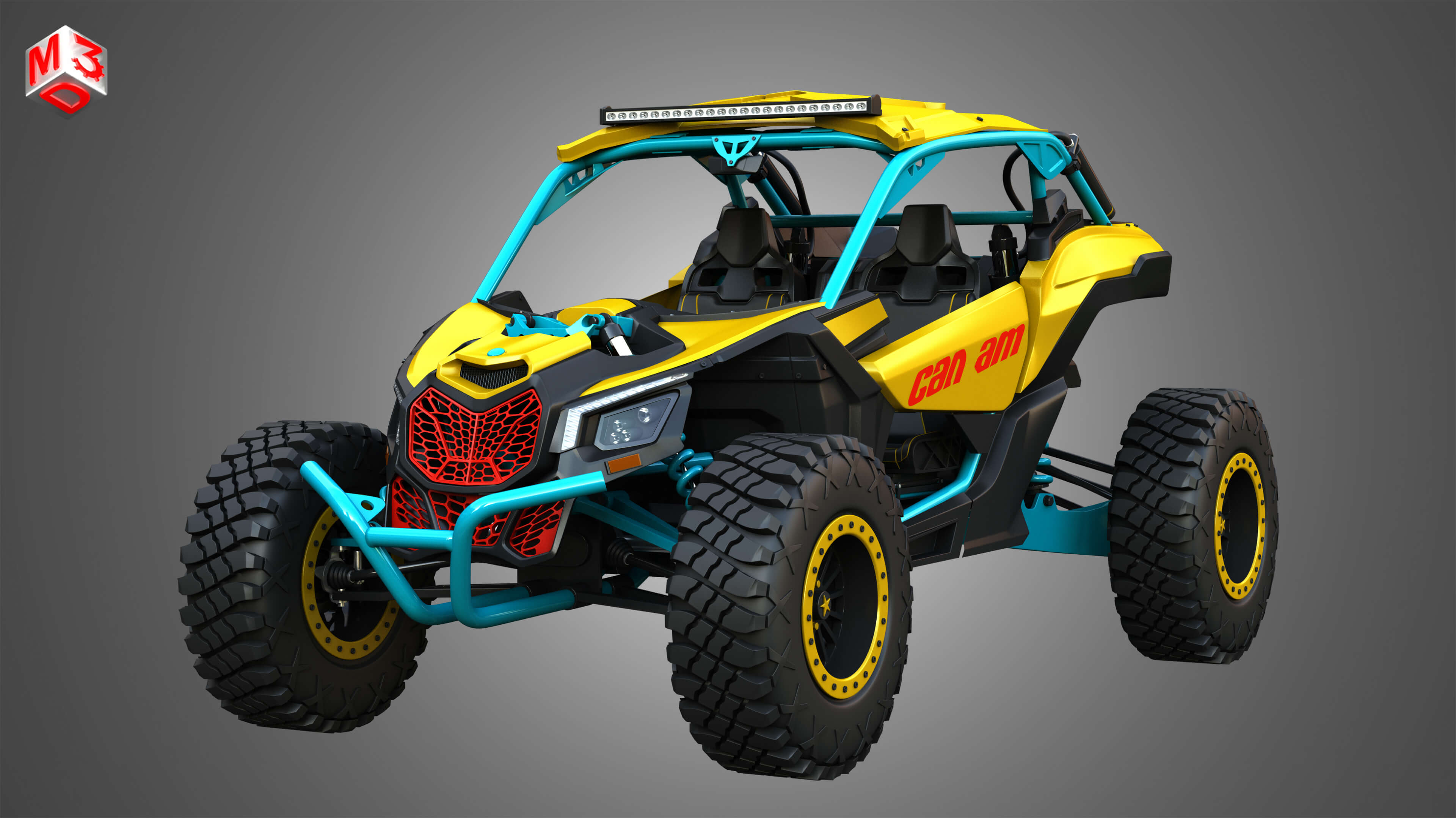 Can-Am Maverick X3 - 2 Doors 3D Model by Markos3d