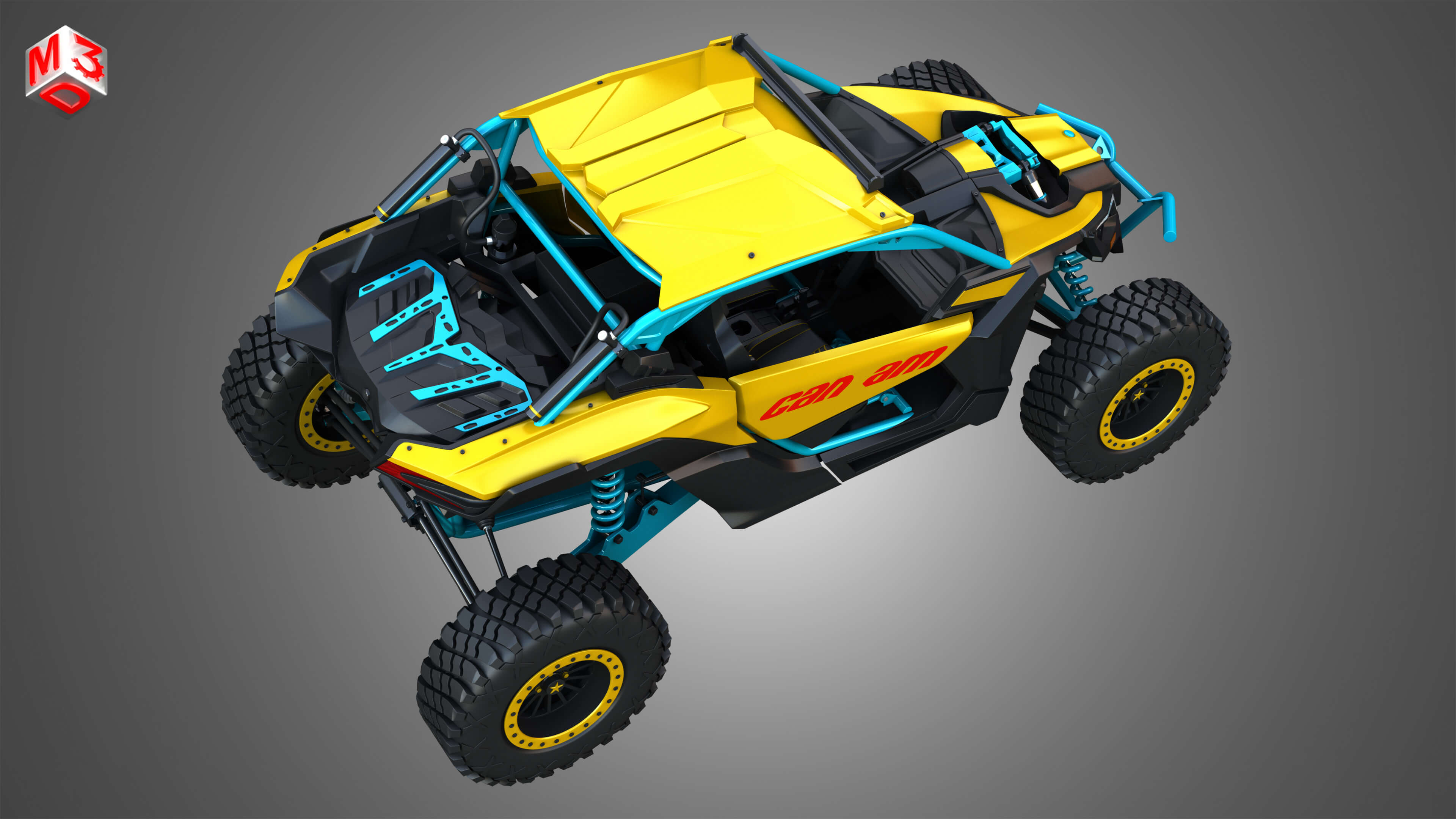 Can-Am Maverick X3 - 2 Doors 3D Model by Markos3d