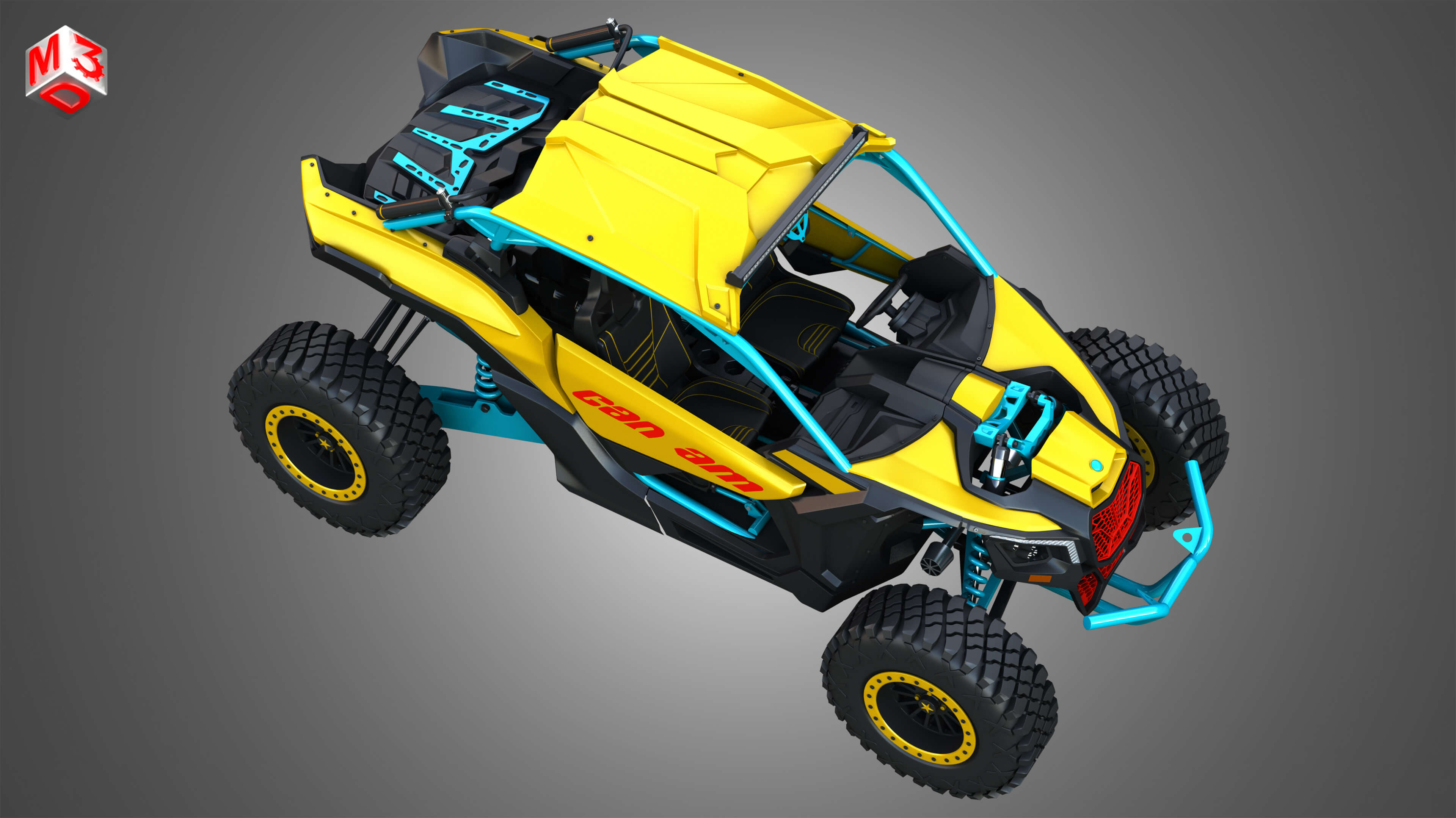 Can-Am Maverick X3 - 2 Doors 3D Model by Markos3d