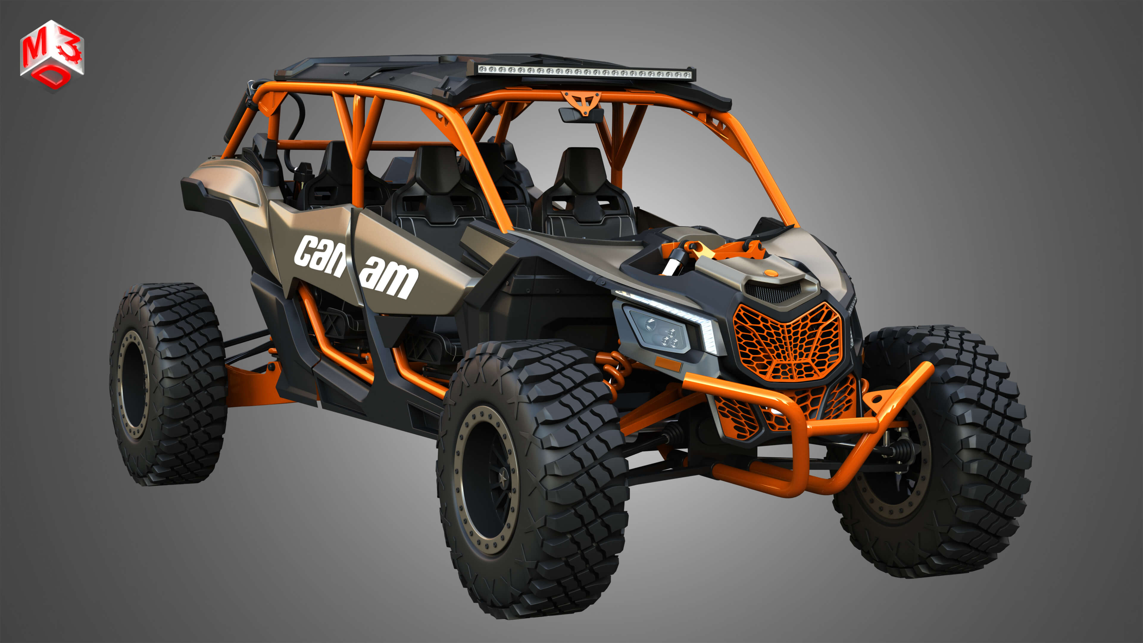 Can-Am Maverick X3 - 4 Doors 3D Model by Markos3d
