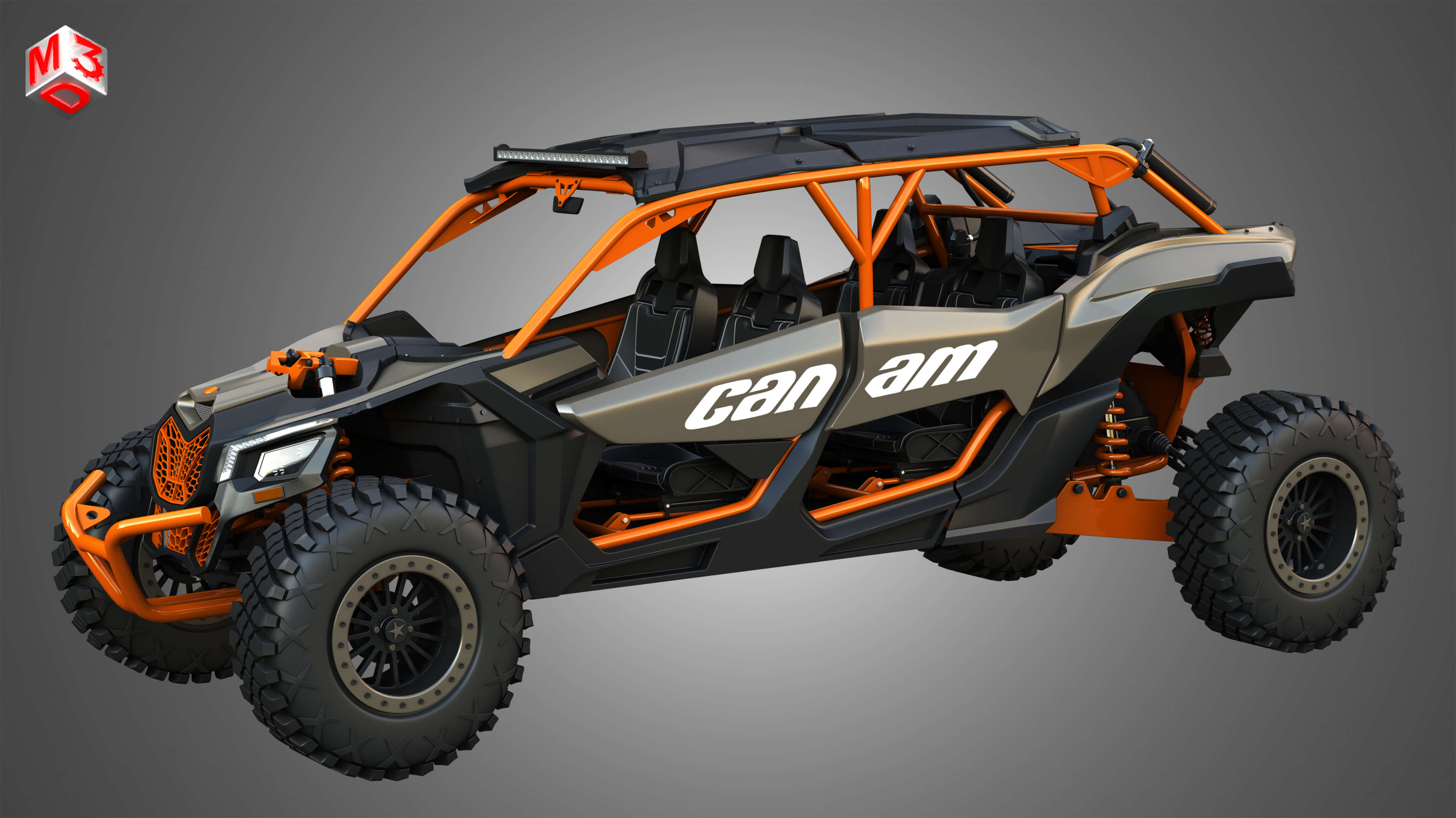 Can-Am Maverick X3 - 4 Doors 3D Model by Markos3d