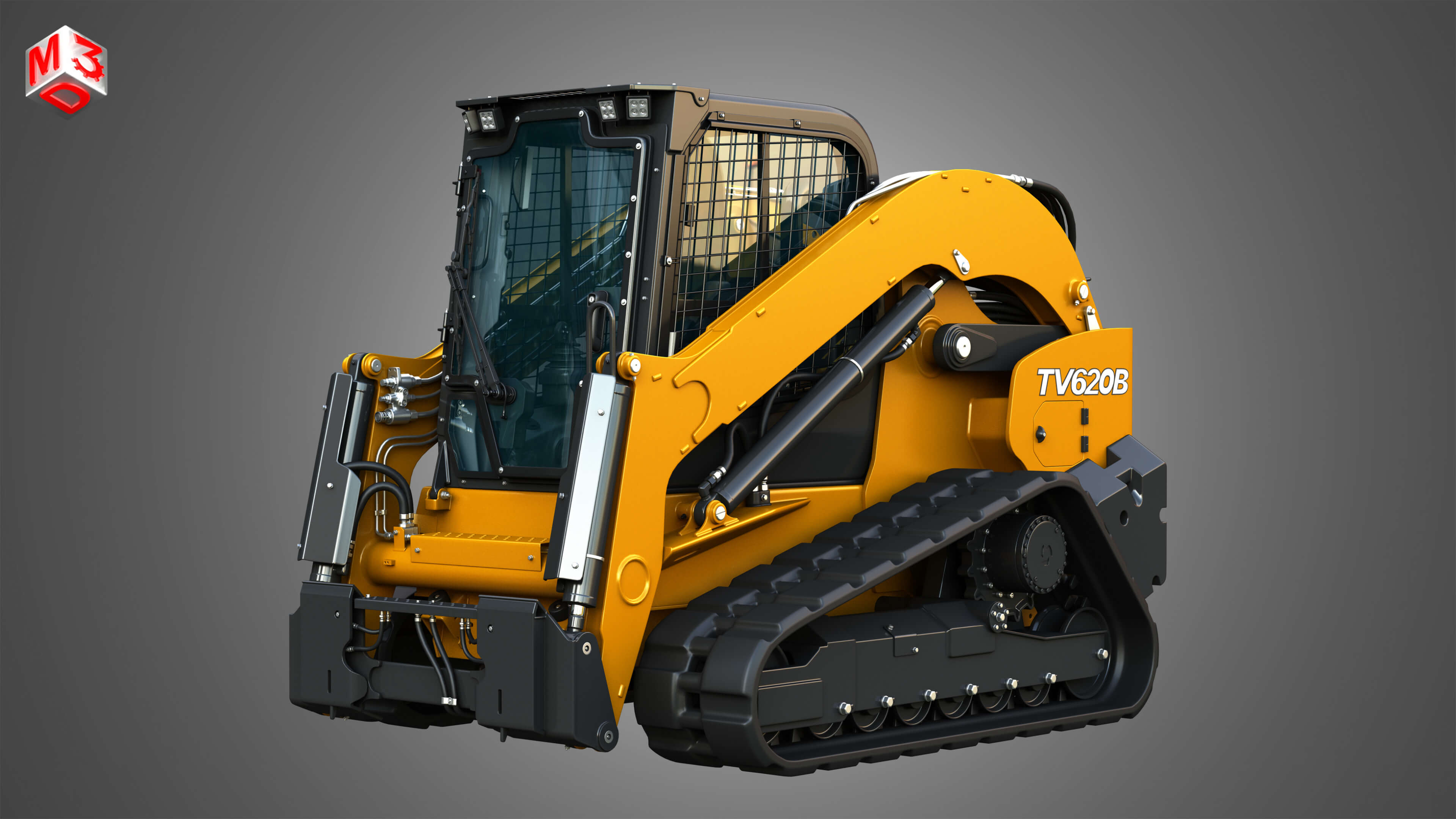 Tv620B Compact Track Loader - Bucket 3D Model by Markos3d