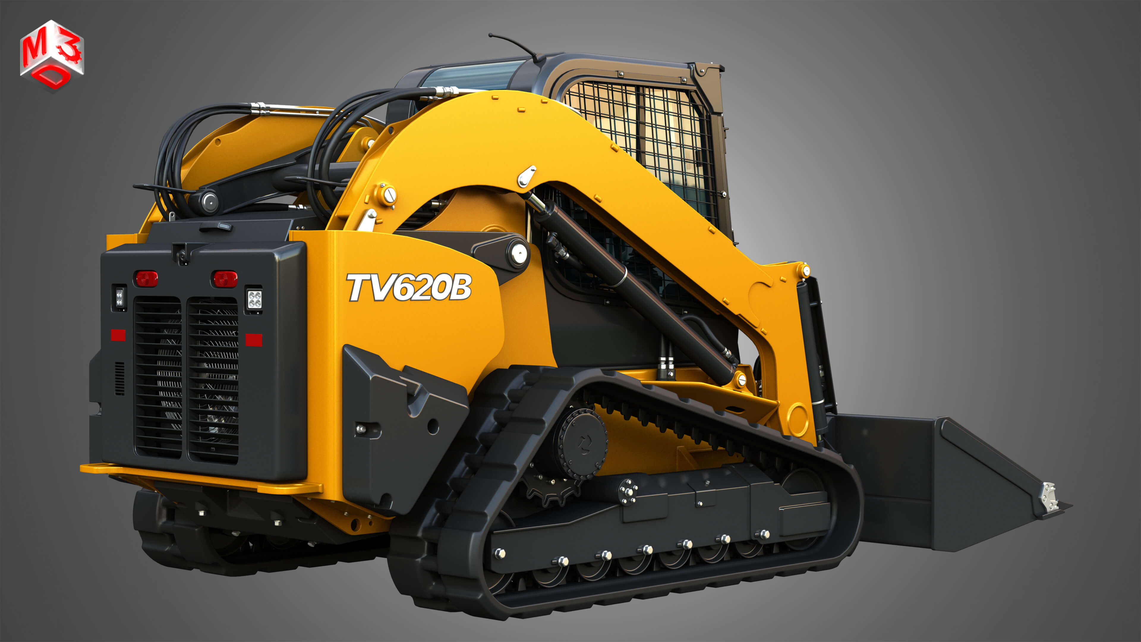 Tv620B Compact Track Loader - Bucket 3D Model by Markos3d