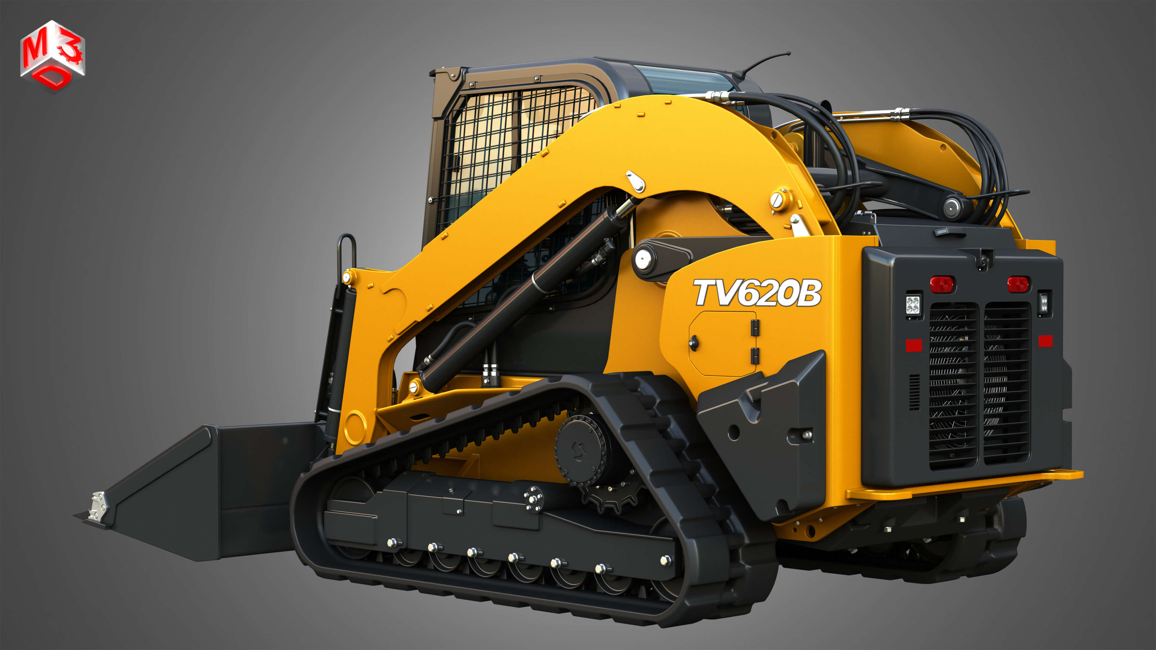 Tv620B Compact Track Loader - Bucket 3D Model by Markos3d