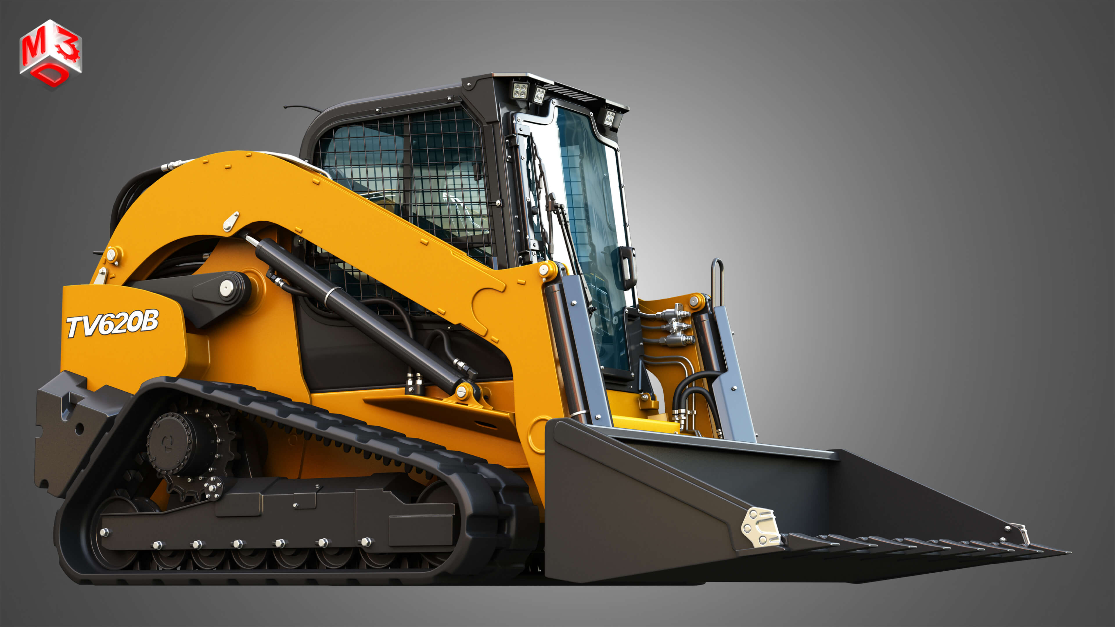 Tv620B Compact Track Loader - Bucket 3D Model by Markos3d