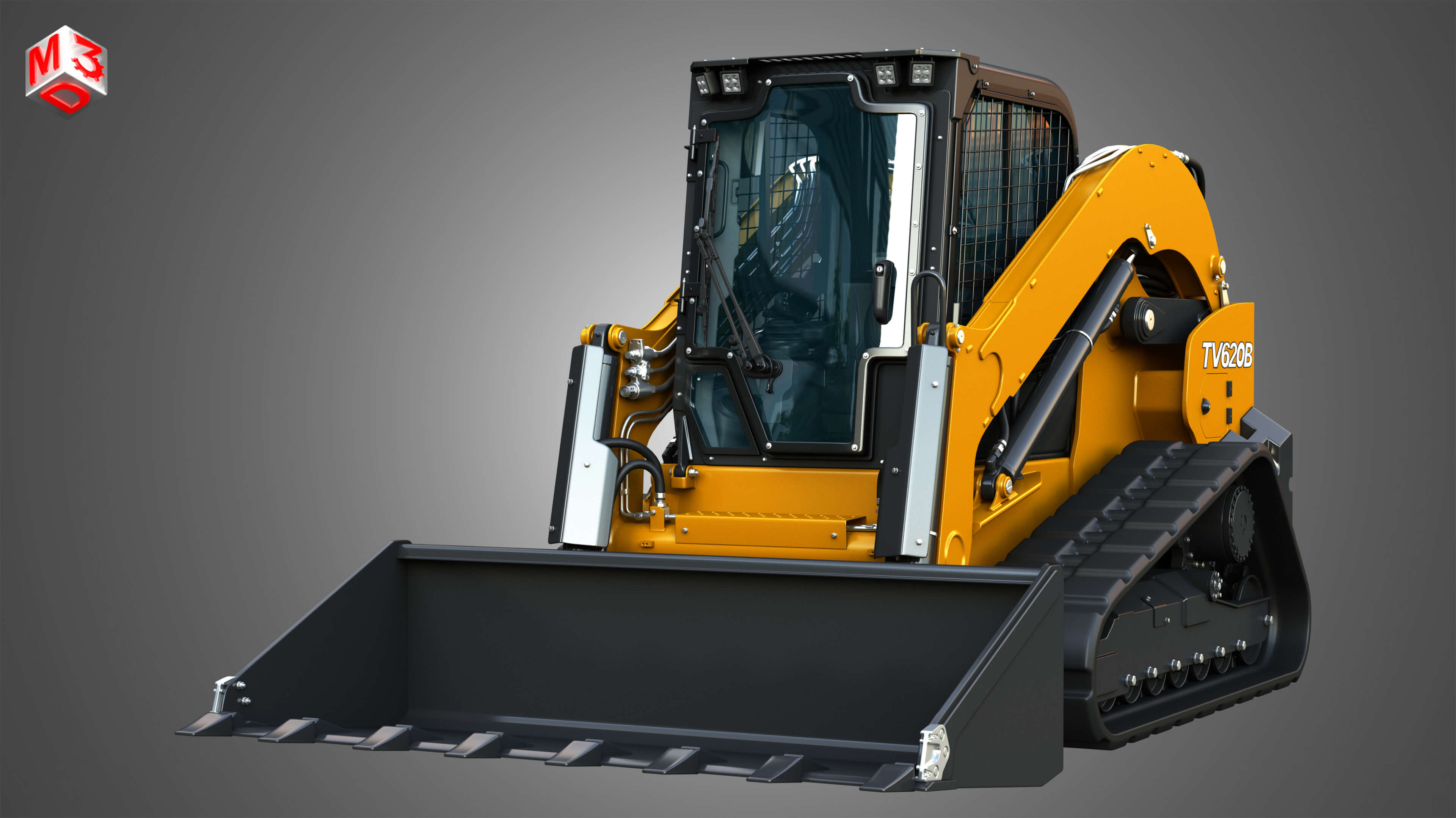 Tv620B Compact Track Loader - Bucket 3D Model by Markos3d
