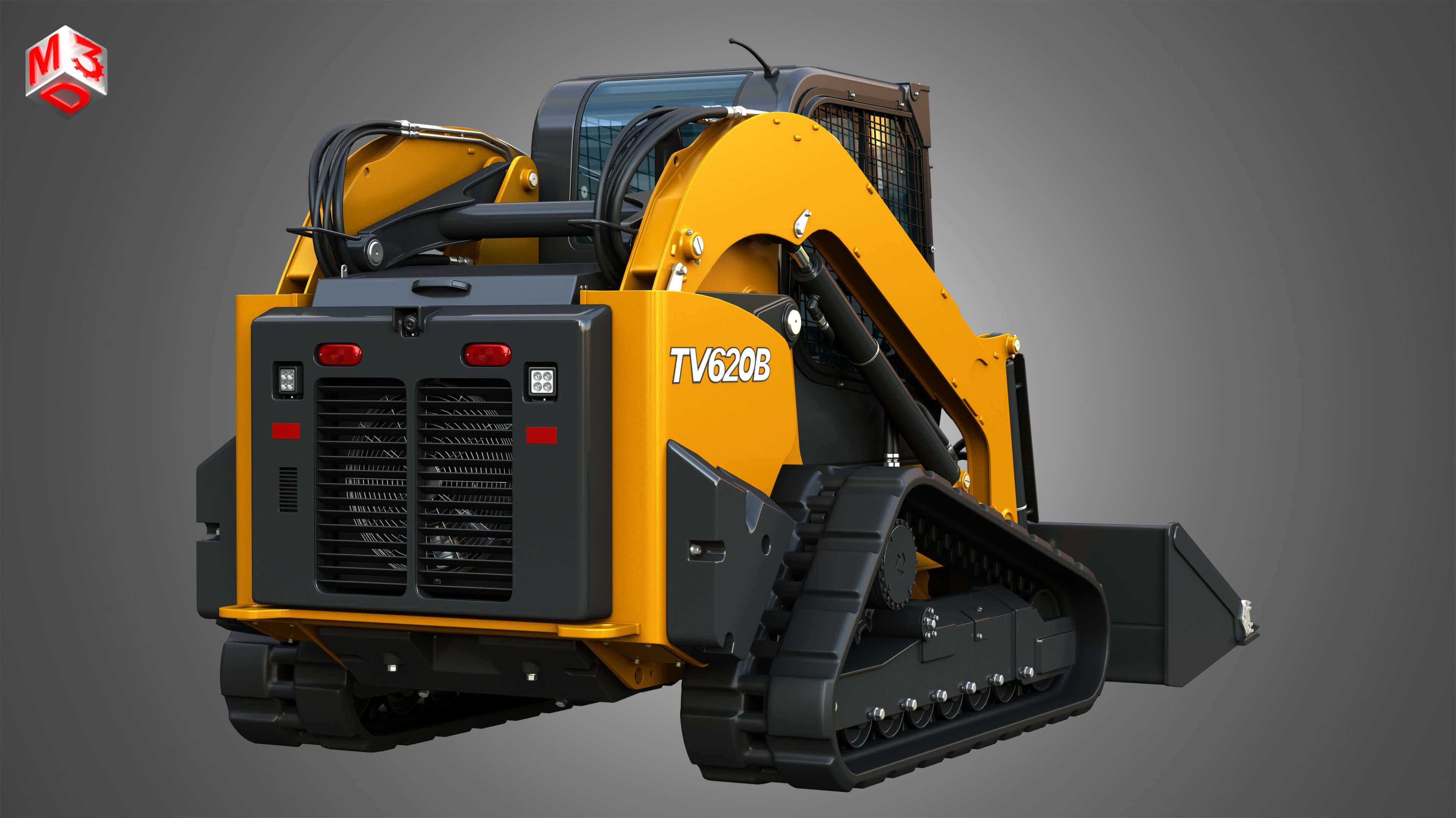 Tv620B Compact Track Loader - Bucket 3D Model by Markos3d