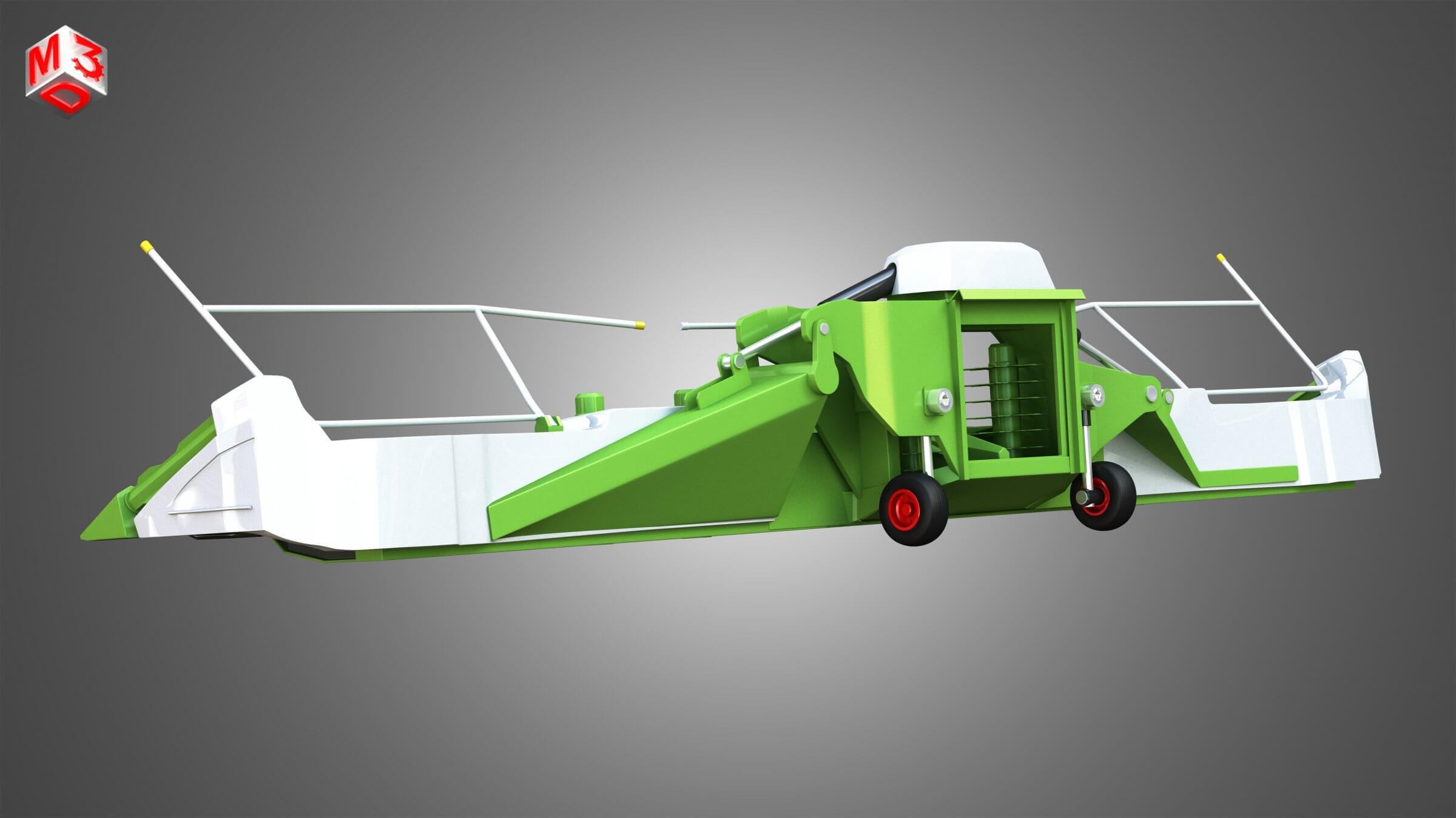 Combine Harvester Front Attachment - 3D Model by Markos3d