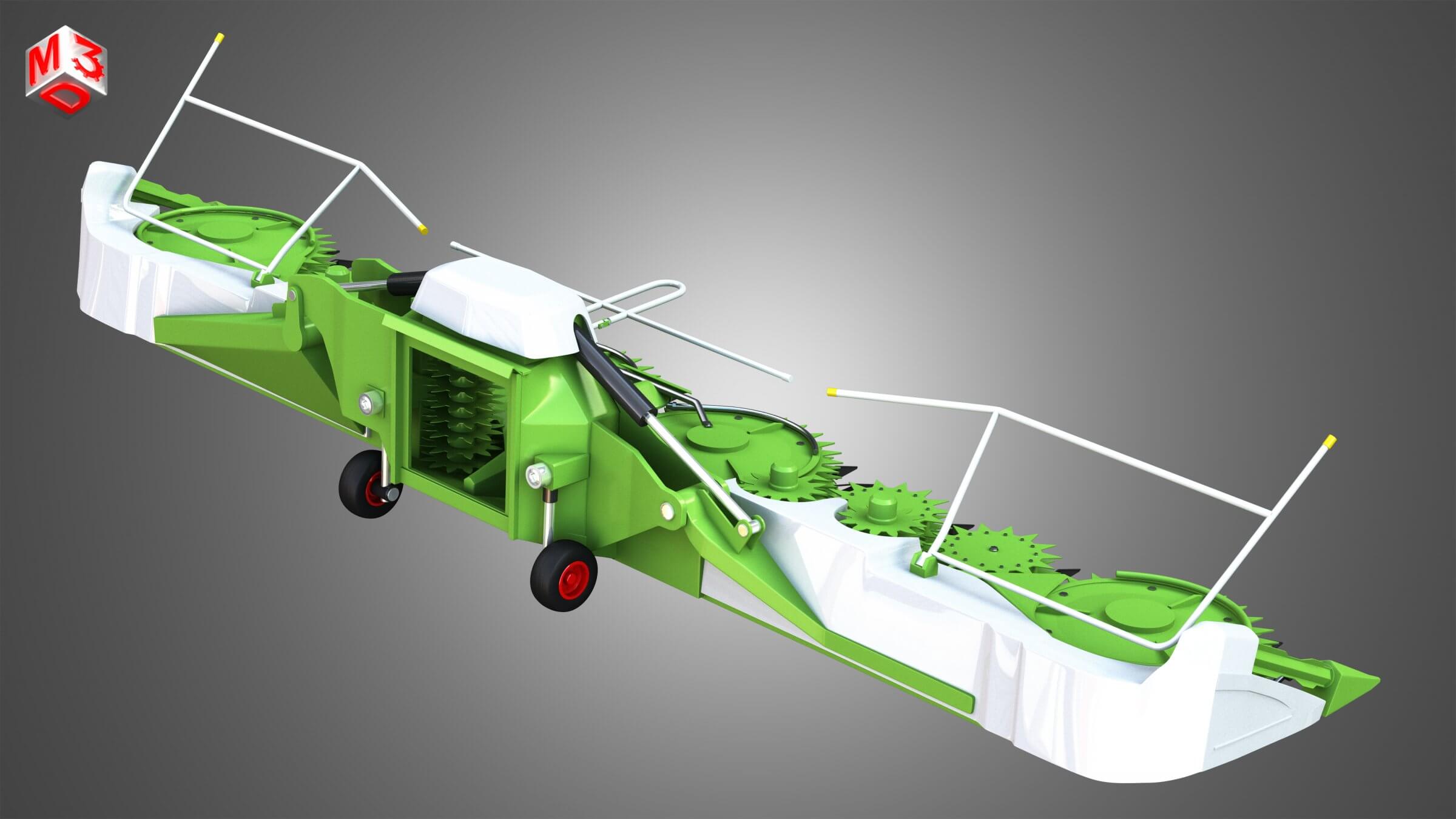 Combine Harvester Front Attachment - 3D Model by Markos3d