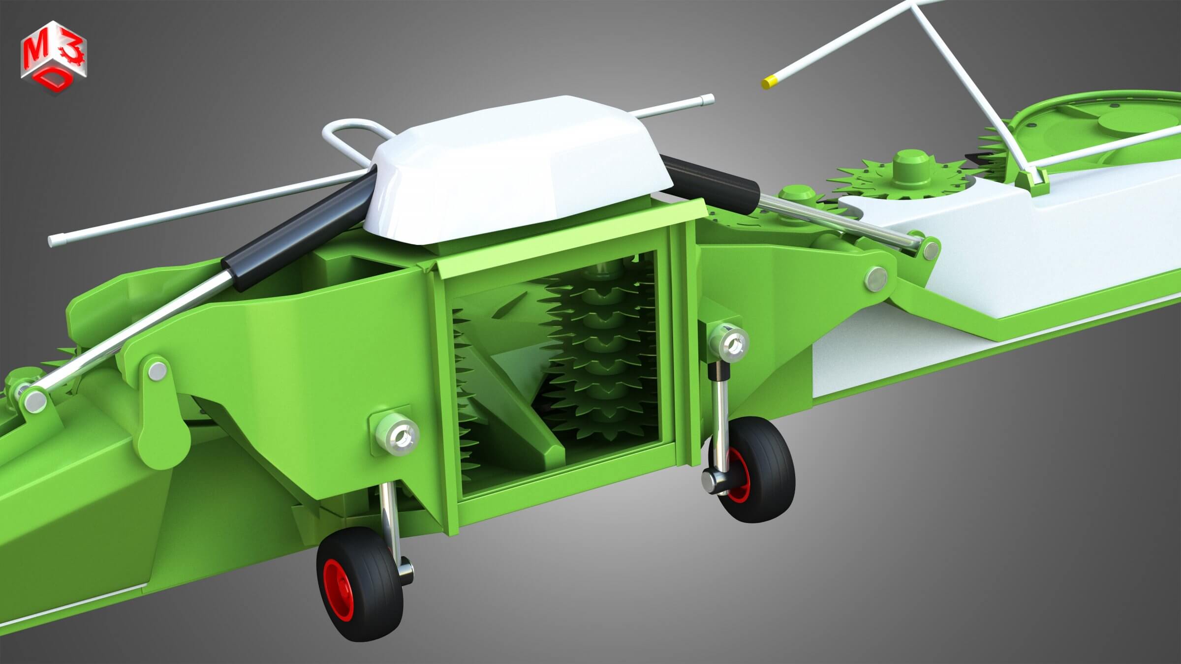 Combine Harvester Front Attachment - 3D Model by Markos3d