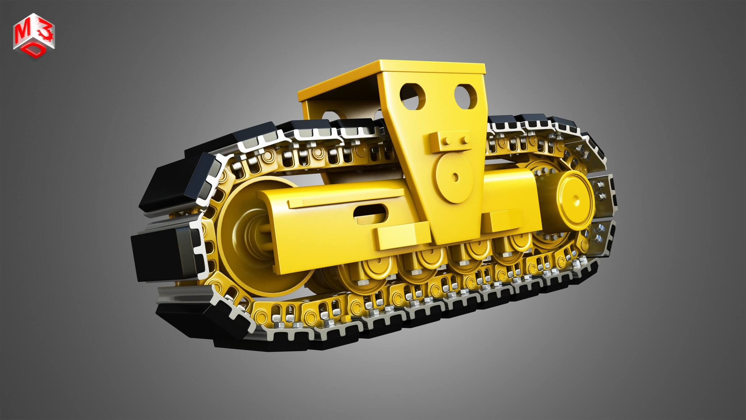 Crawler Tractor - 3D Model by Markos3d