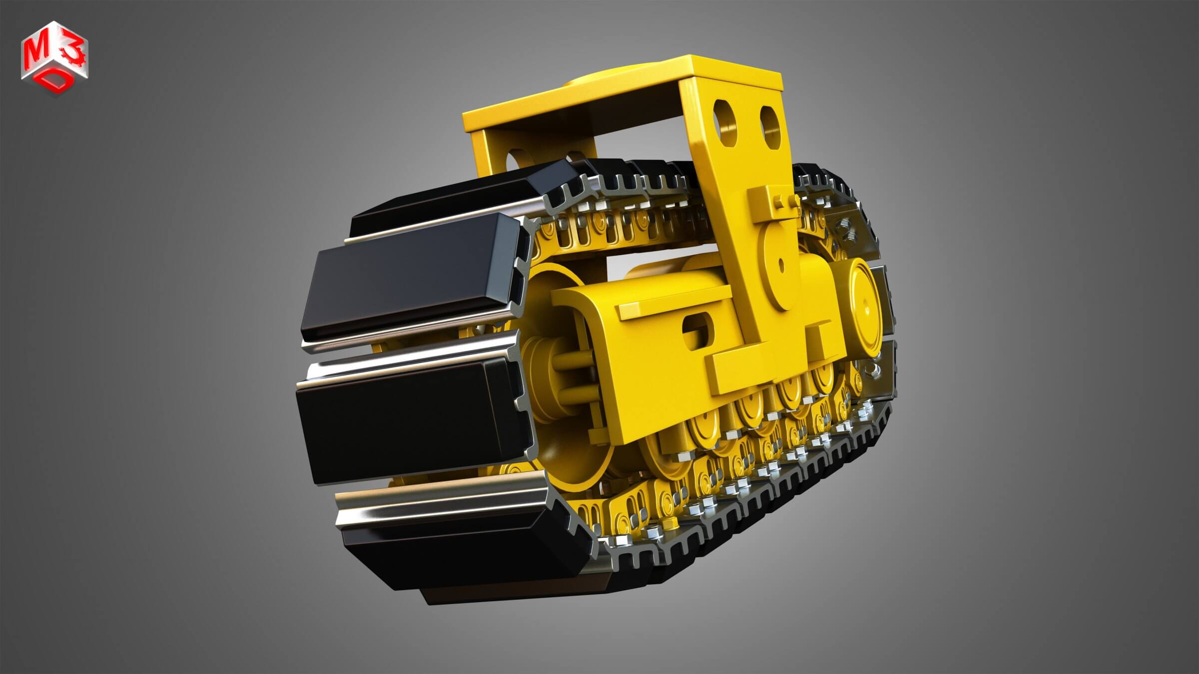 Crawler Tractor - 3D Model by Markos3d