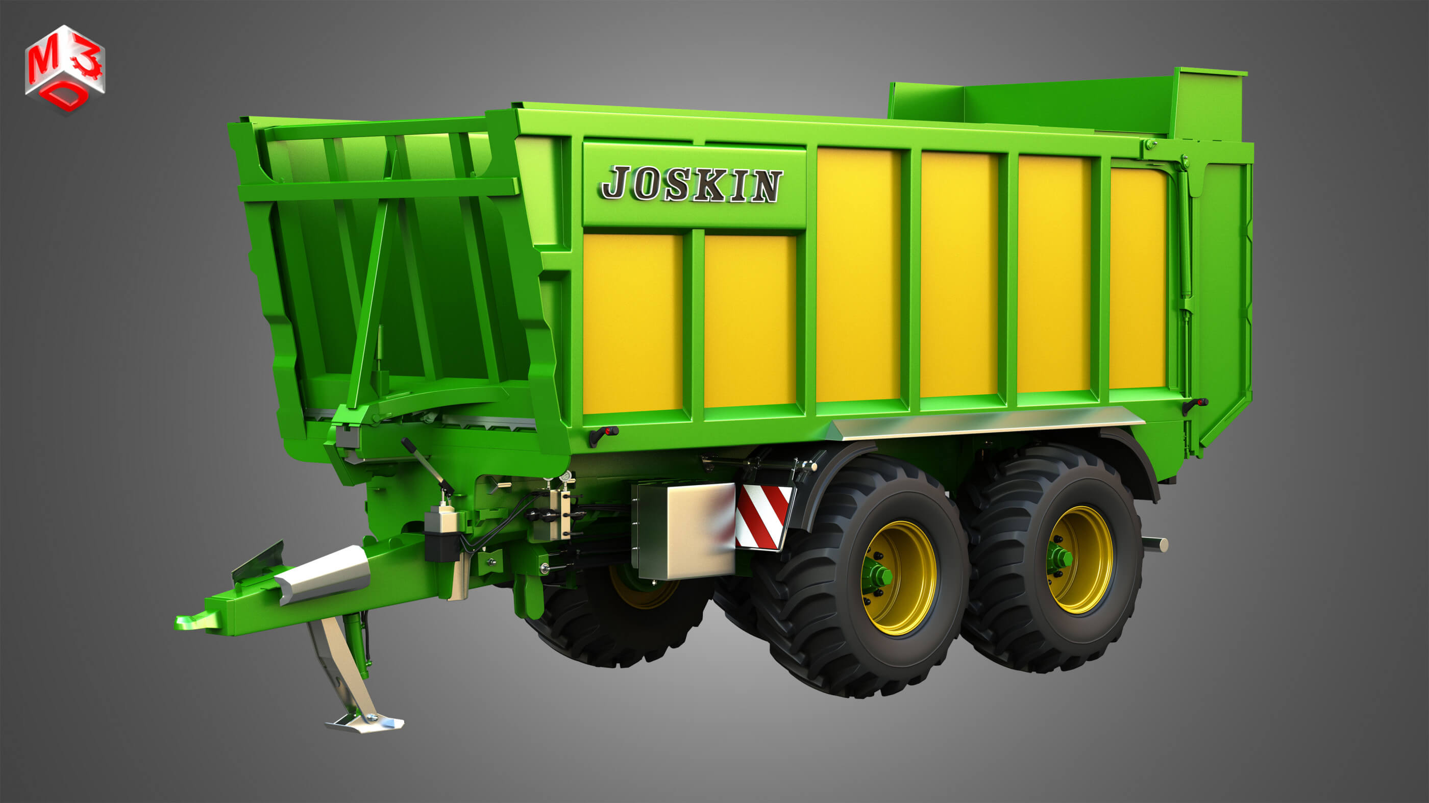 Drakkar 6600 Trailer - 3D Model by Markos3d
