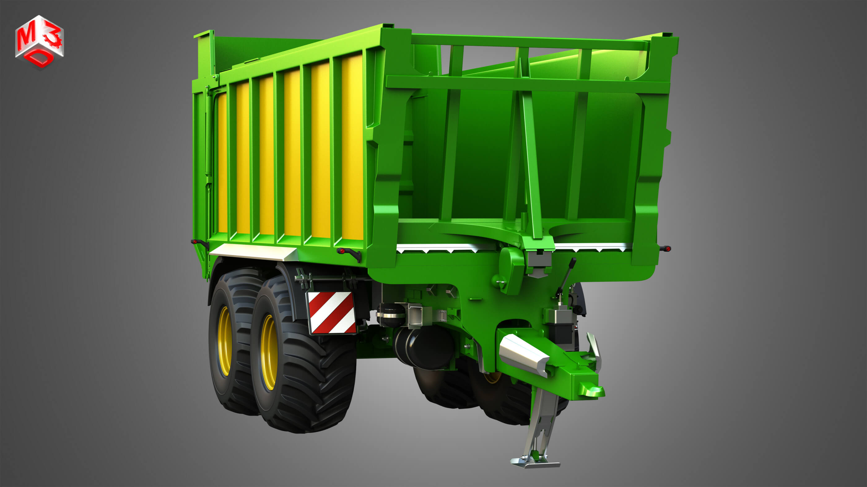 Drakkar 6600 Trailer - 3D Model by Markos3d