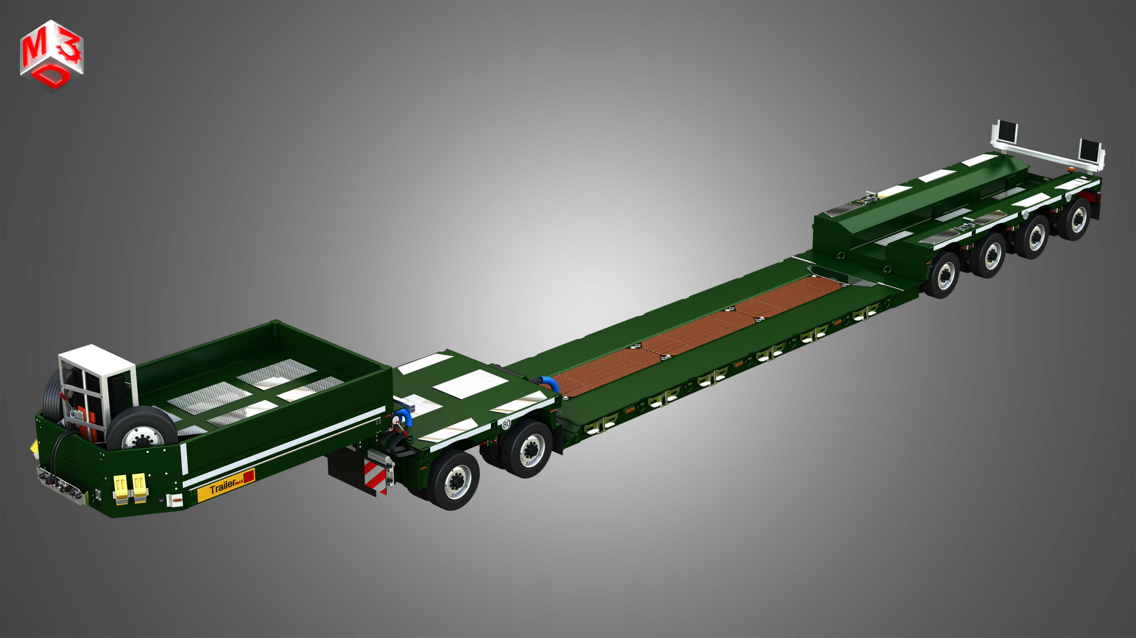 Faymonville Traileers To The Max - Combimax Range 3D Model by Markos3d