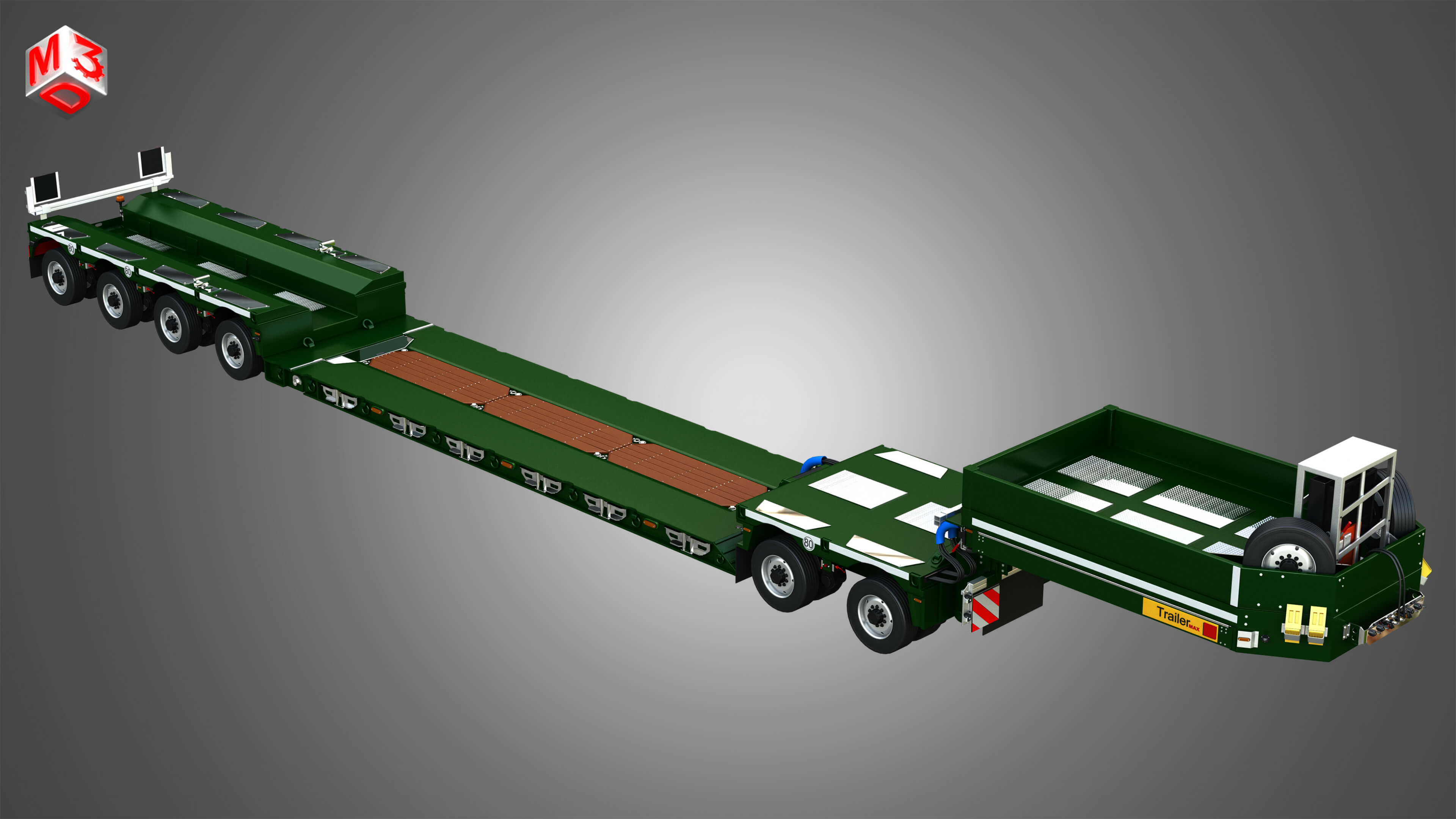 Faymonville Traileers To The Max - Combimax Range 3D Model by Markos3d