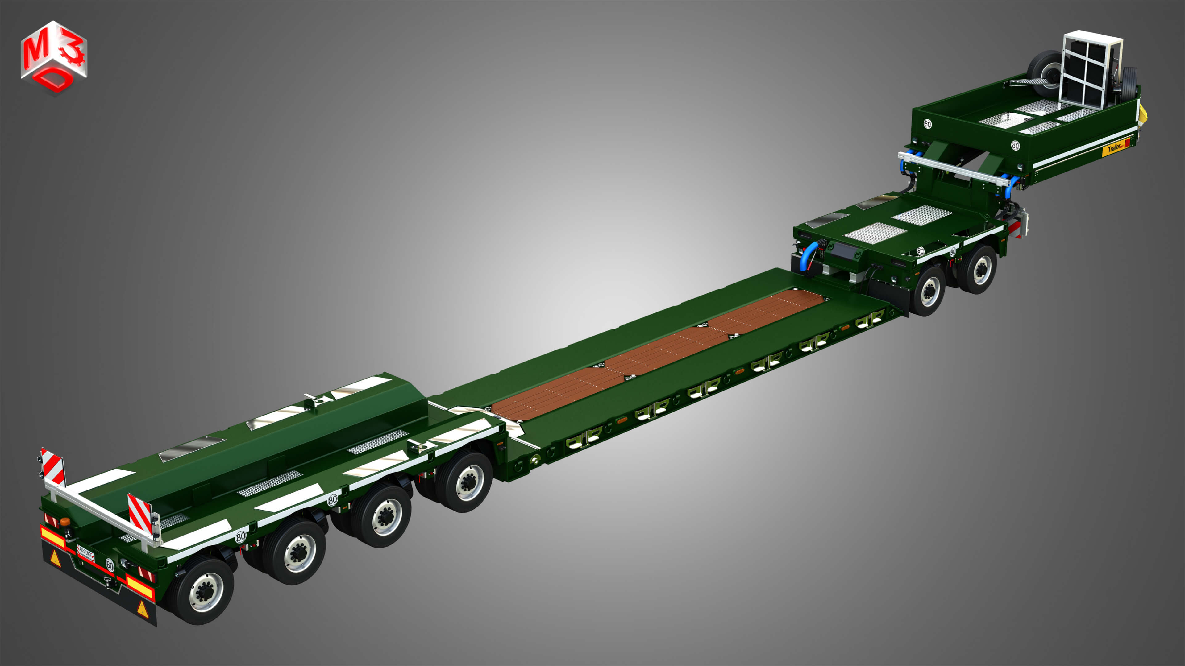 Faymonville Traileers To The Max - Combimax Range 3D Model by Markos3d