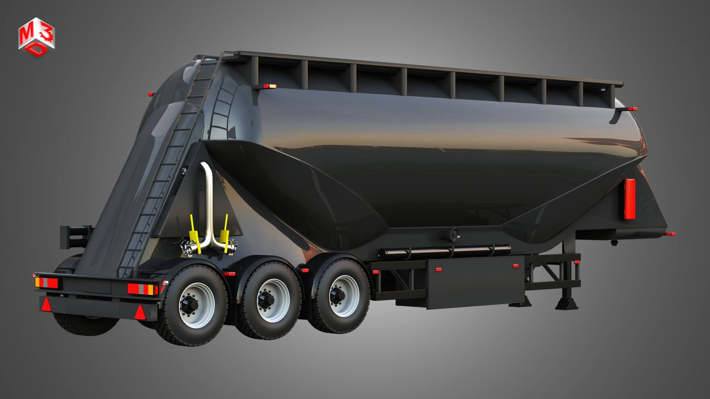 Feldbinder Silo Trailer - 3D Model by Markos3d