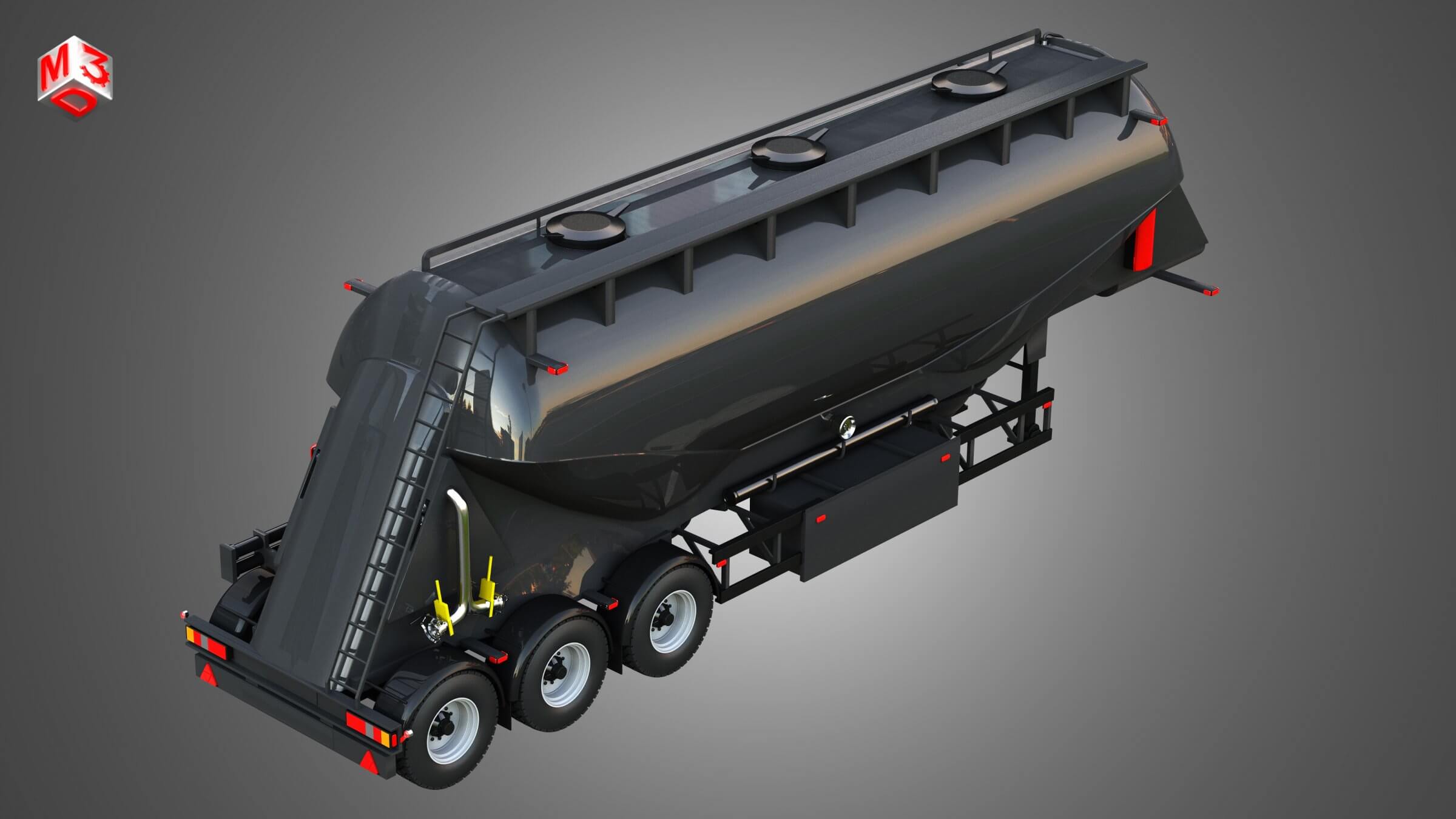 Feldbinder Silo Trailer - 3D Model by Markos3d