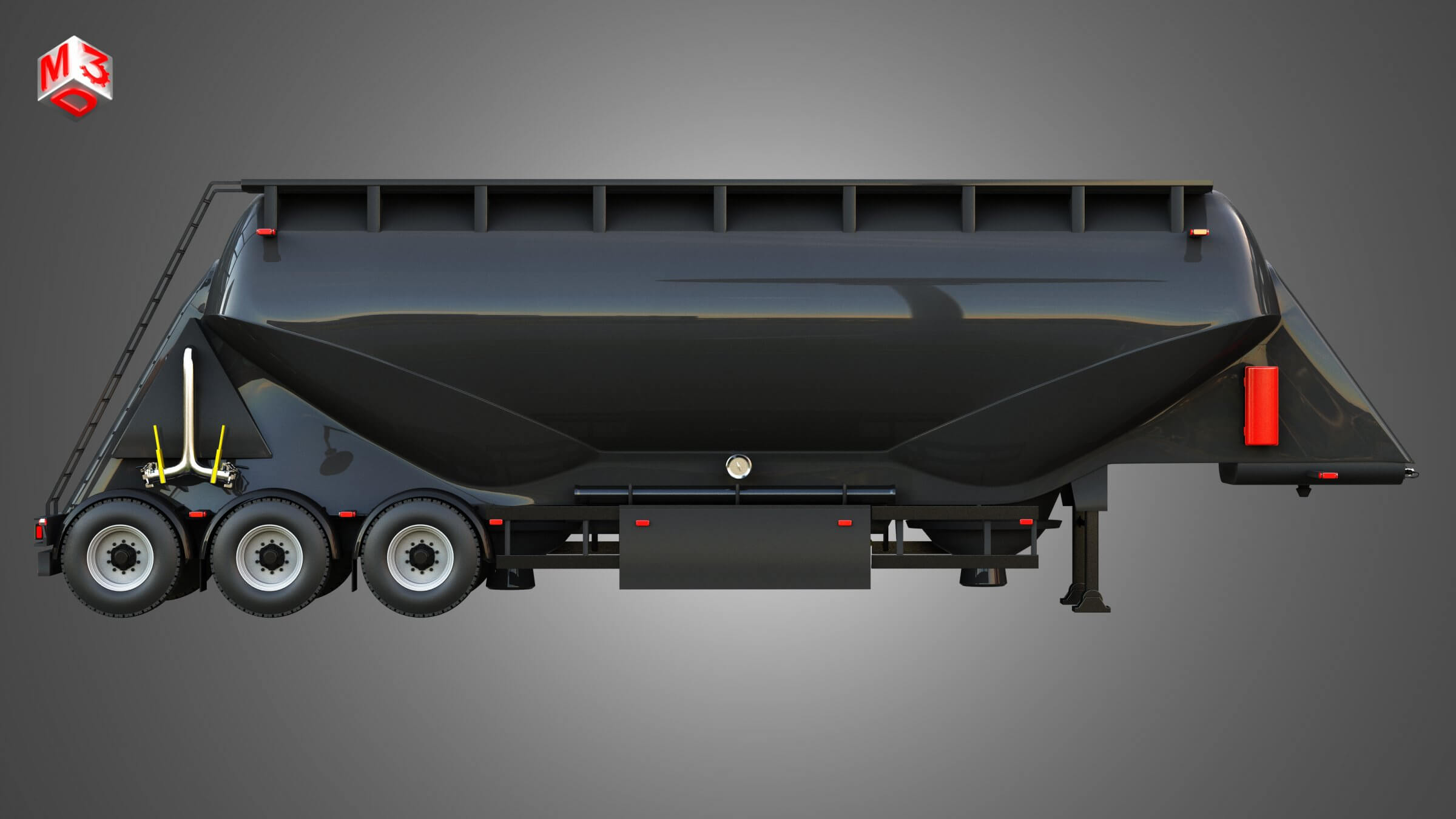 Feldbinder Silo Trailer - 3D Model by Markos3d