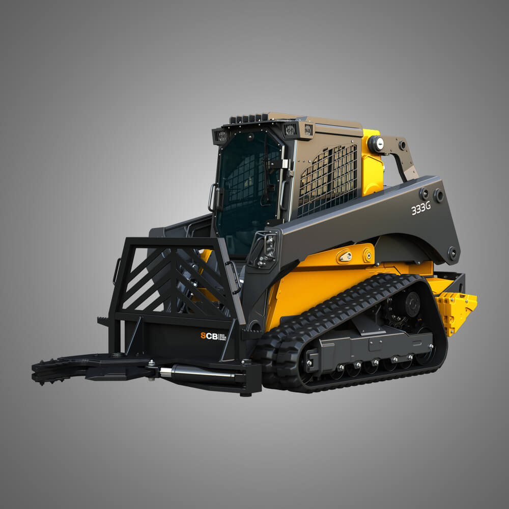 333G Compact Track Loader With Forestry Package - Tree Shear