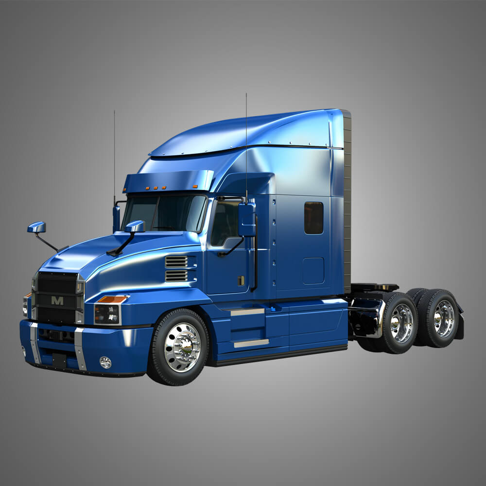Anthem 64T Semi Truck - Ultra Cab Sleeper Truck 3D Render