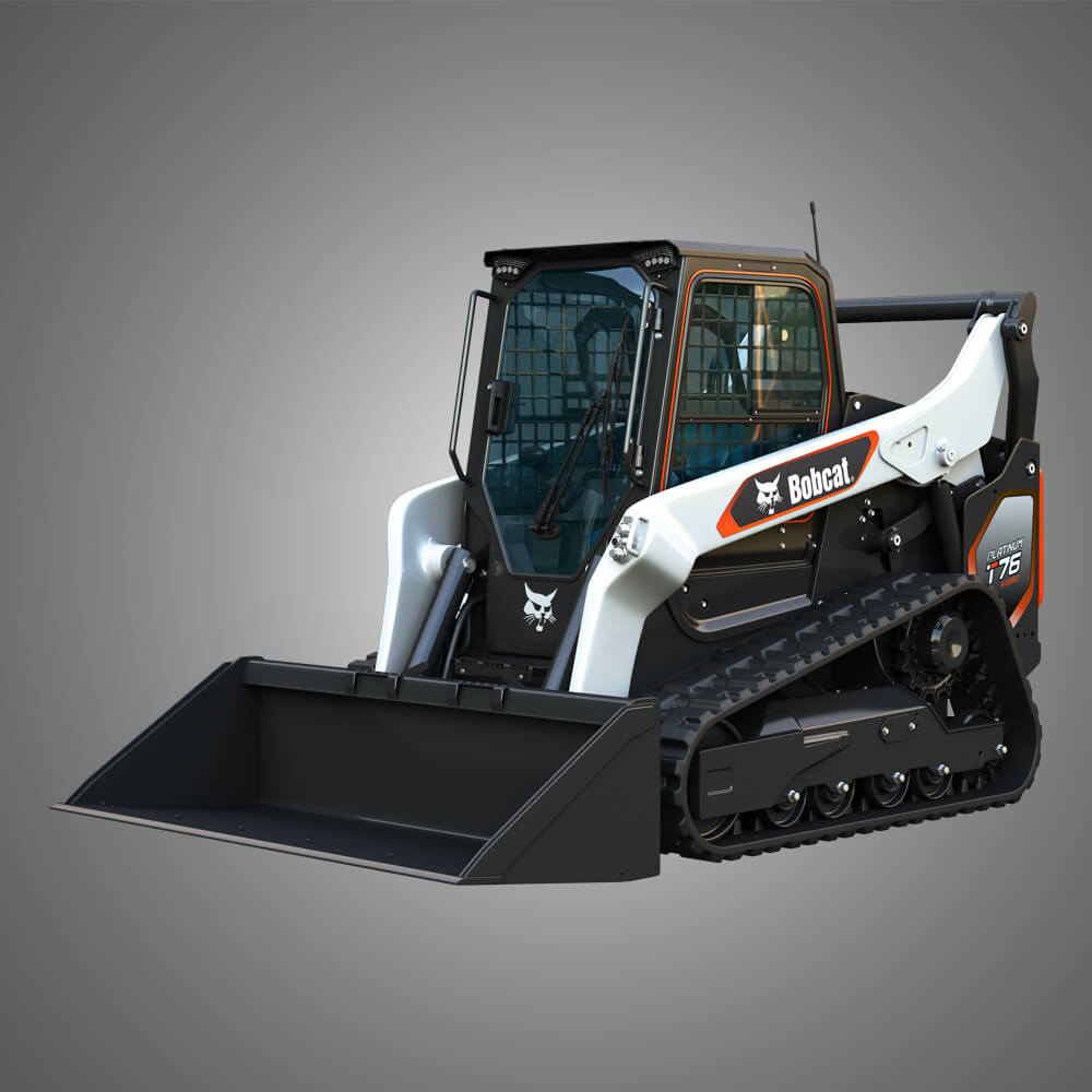 T76 Platinum Compact Track Loader - Bucket 3D Render by Markos3d