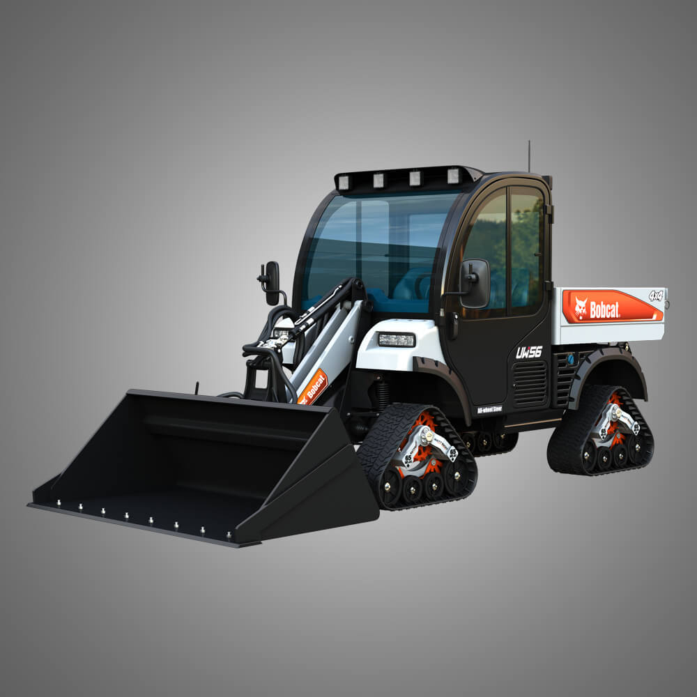 UW56 - Toolcat Quad Tracks - Utility Work Machine - Bucket