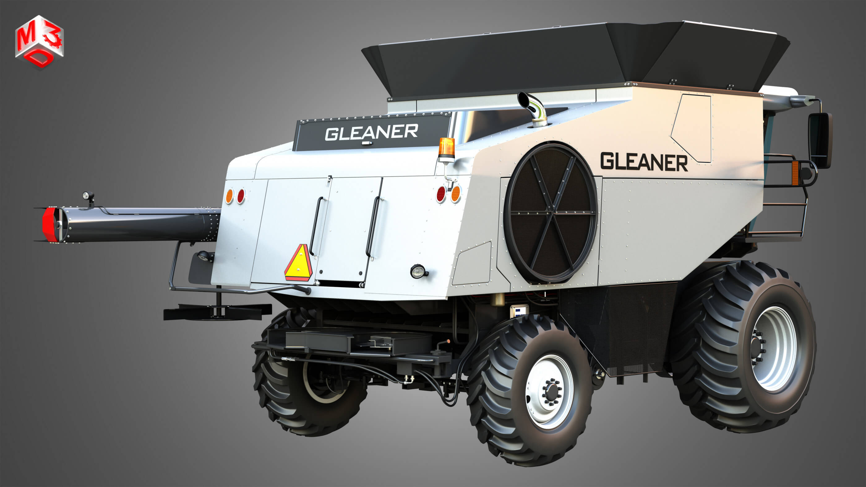 Gleaner Combine S96 - 3D Model by Markos3d