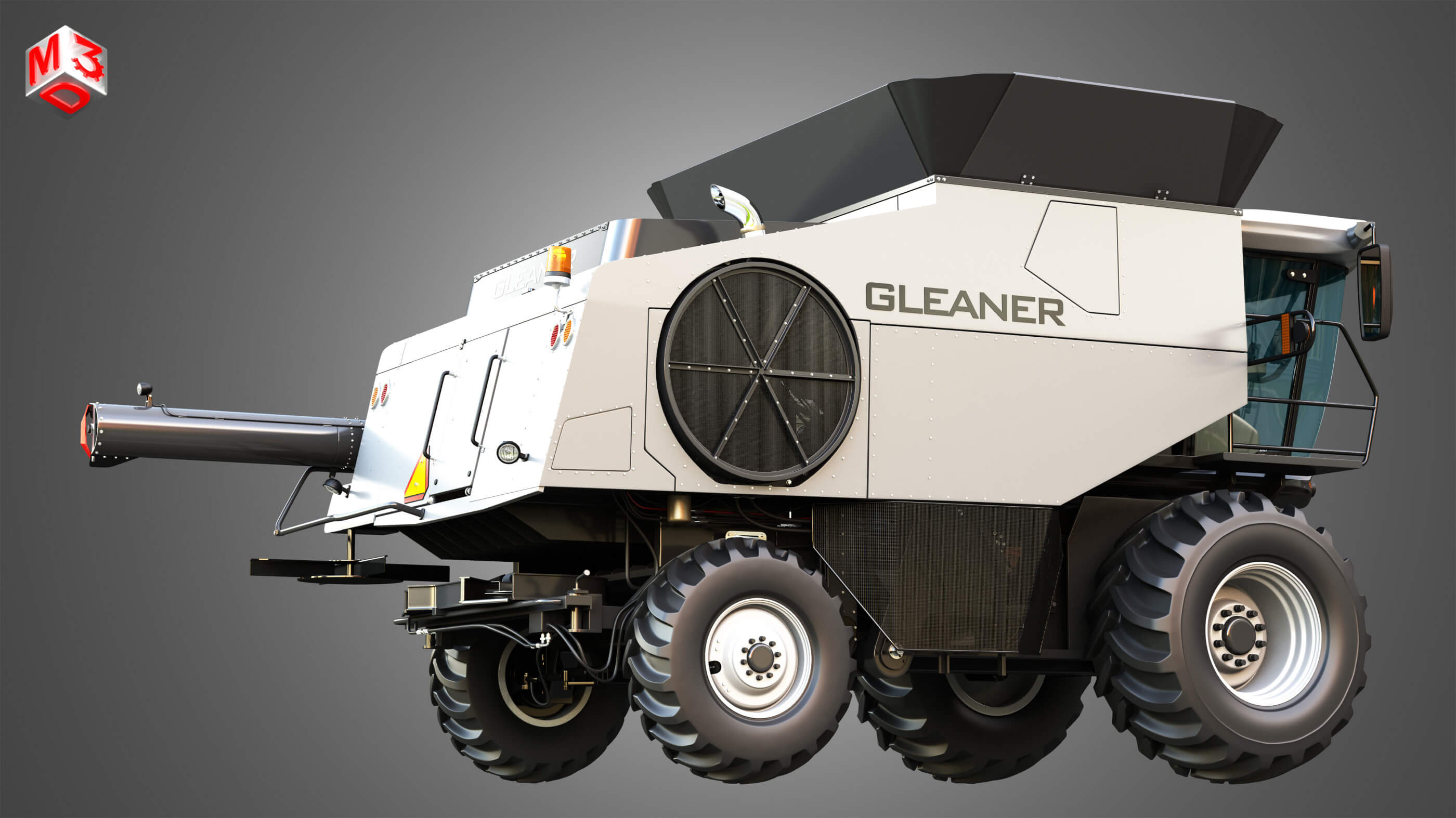 Gleaner Combine S96 - 3D Model by Markos3d