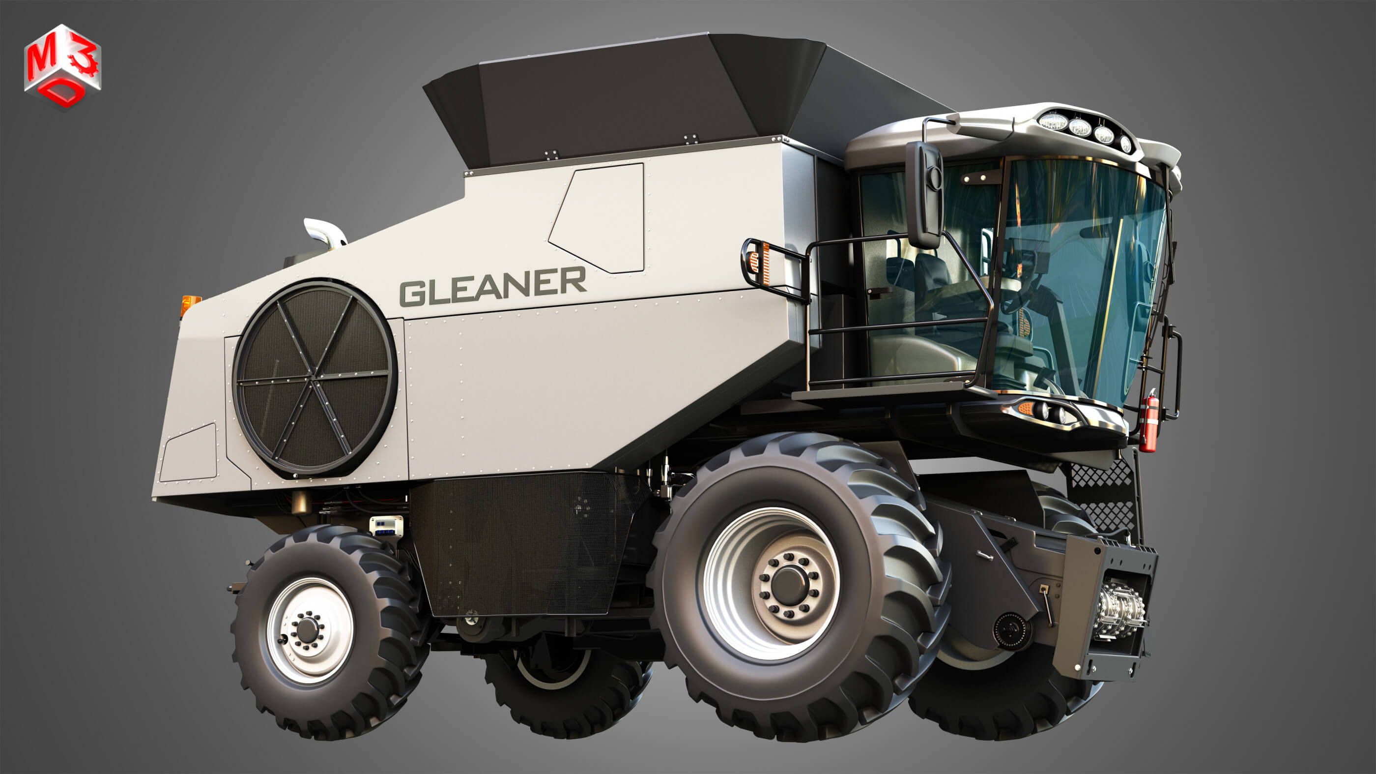 Gleaner Combine S96 - 3D Model by Markos3d