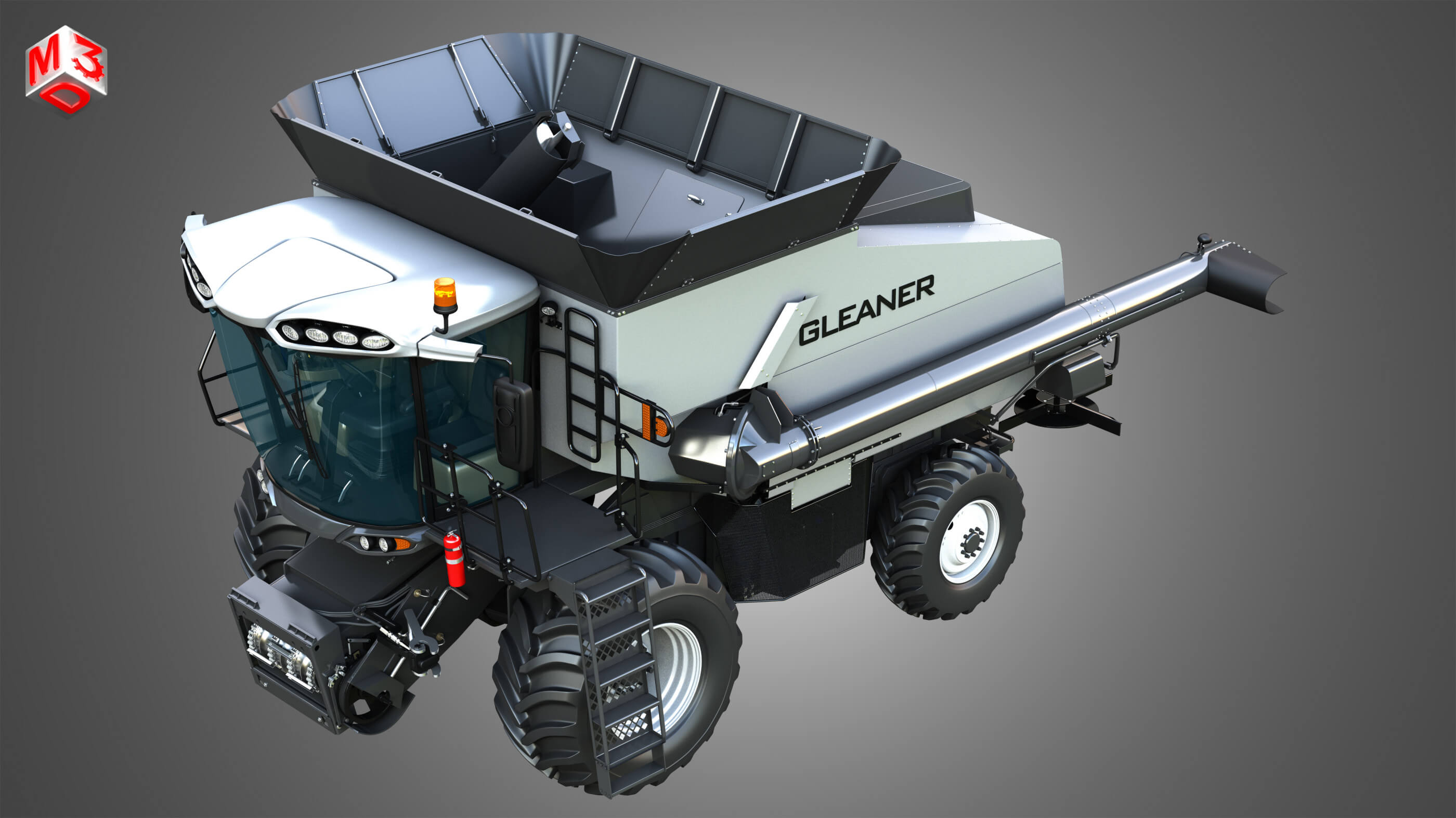 Gleaner Combine S96 - 3D Model by Markos3d