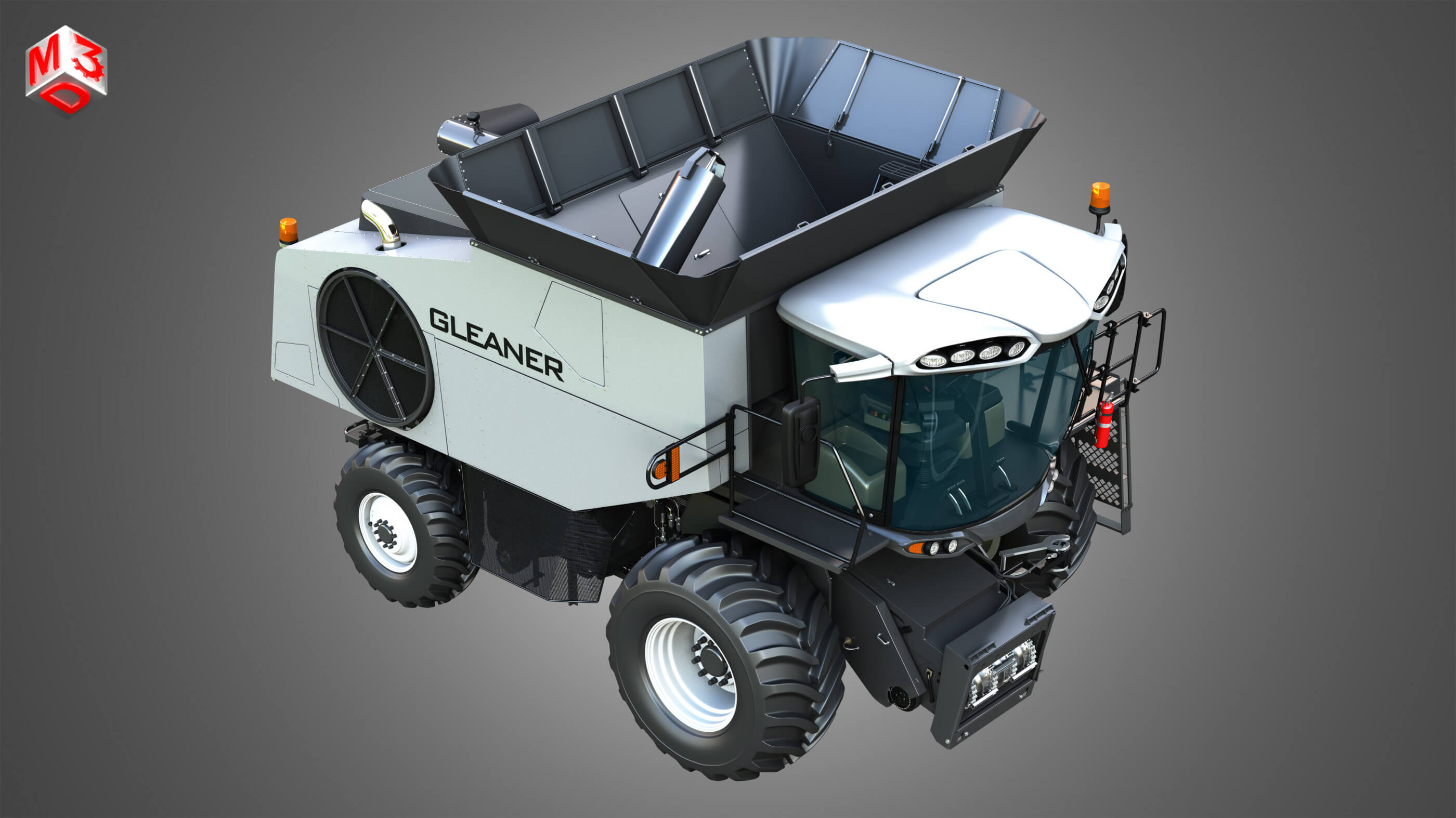 Gleaner Combine S96 - 3D Model by Markos3d