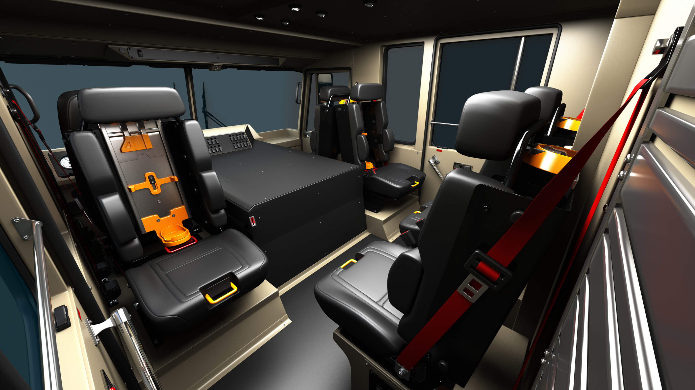 H-6480 - Fire Apparatus - MVP Rescue Pumper 3D Model by Markos3d