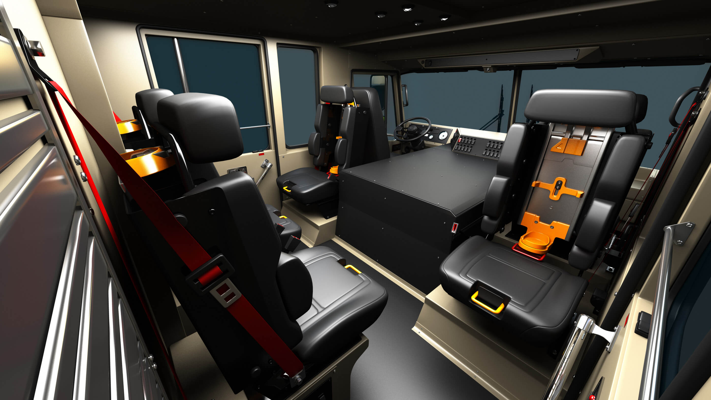 H-6480 - Fire Apparatus - MVP Rescue Pumper 3D Model by Markos3d