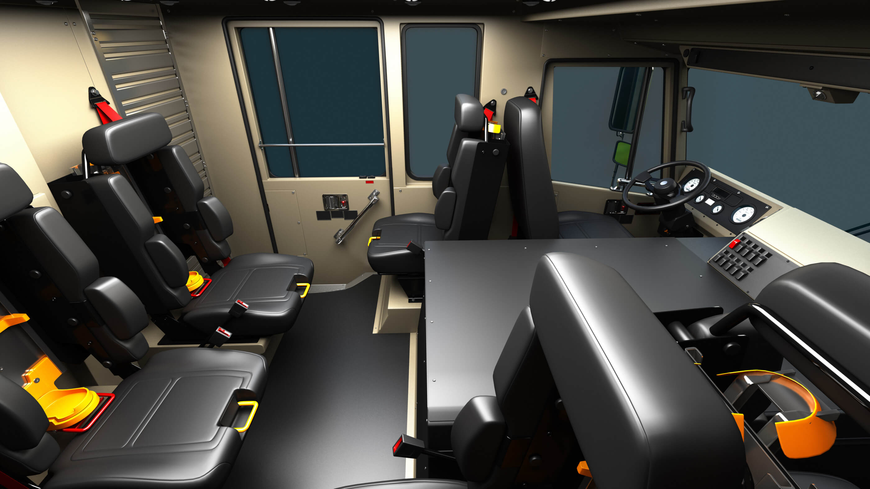 H-6480 - Fire Apparatus - MVP Rescue Pumper 3D Model by Markos3d