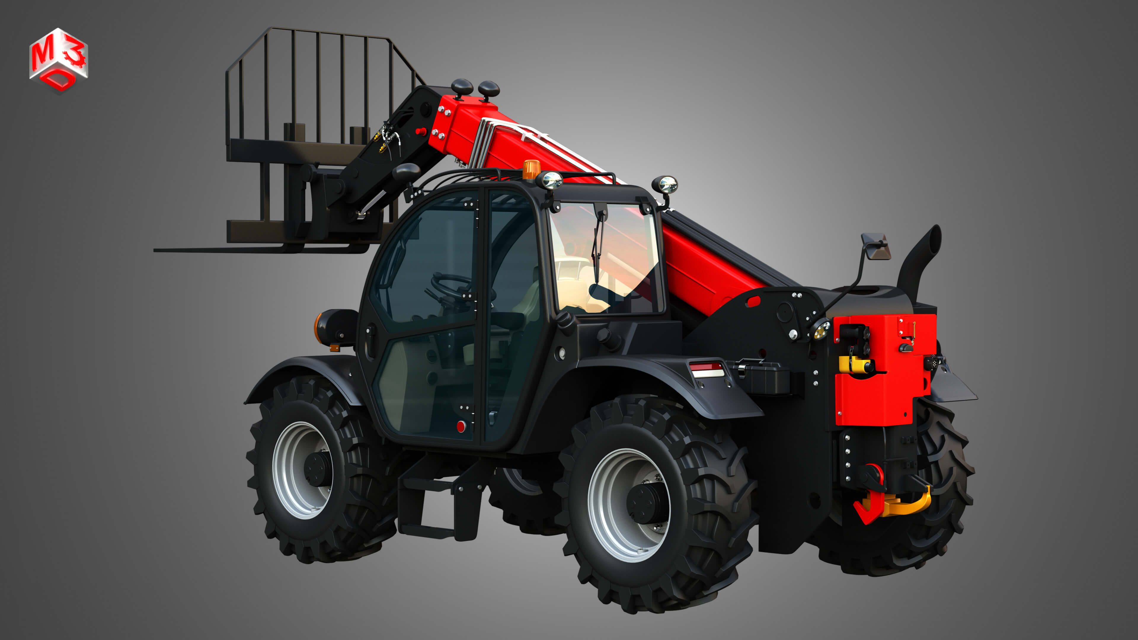 Ih 935 Farmlift Telehandler - 3D Model by Markos3d