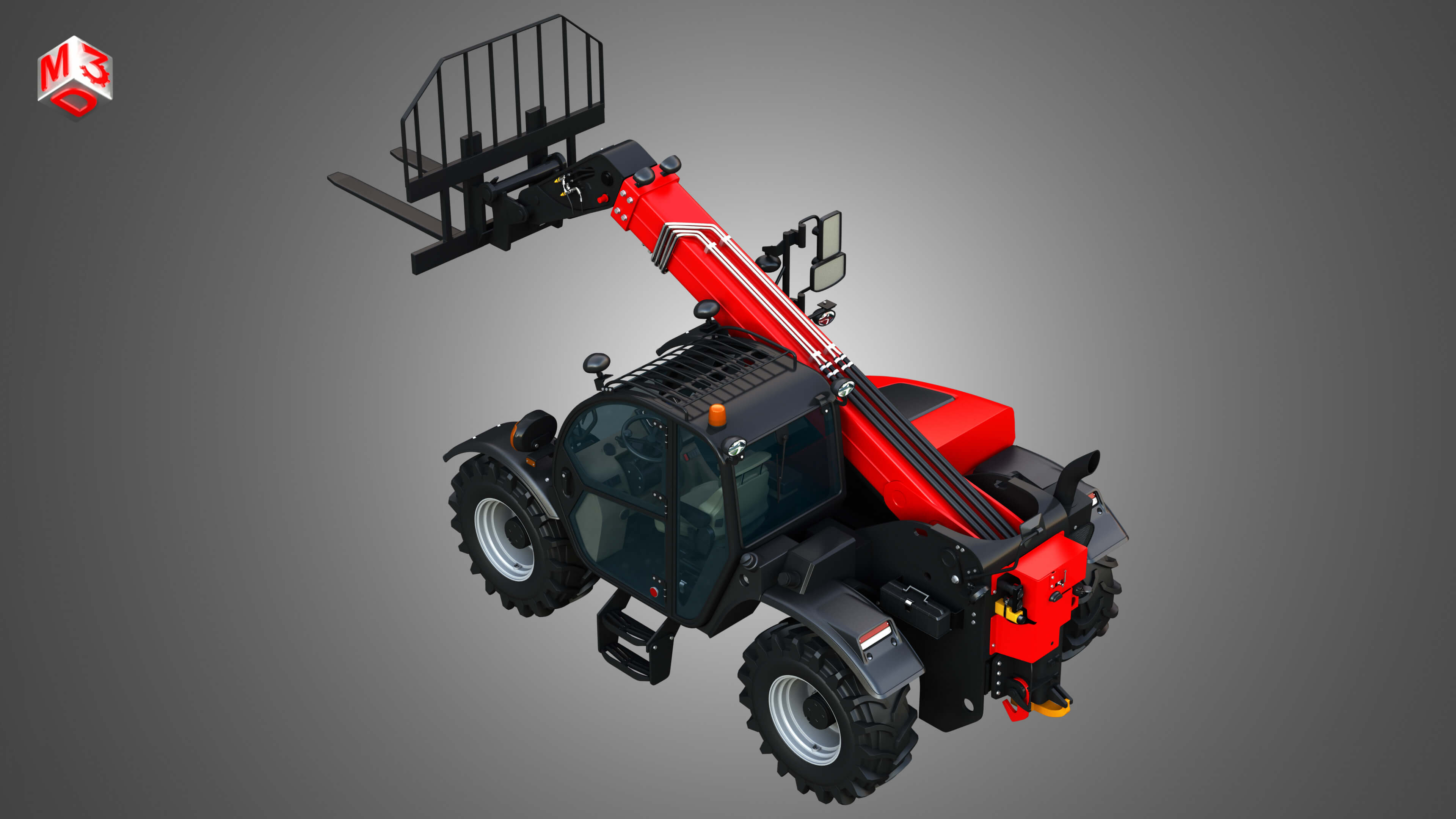 Ih 935 Farmlift Telehandler - 3D Model by Markos3d
